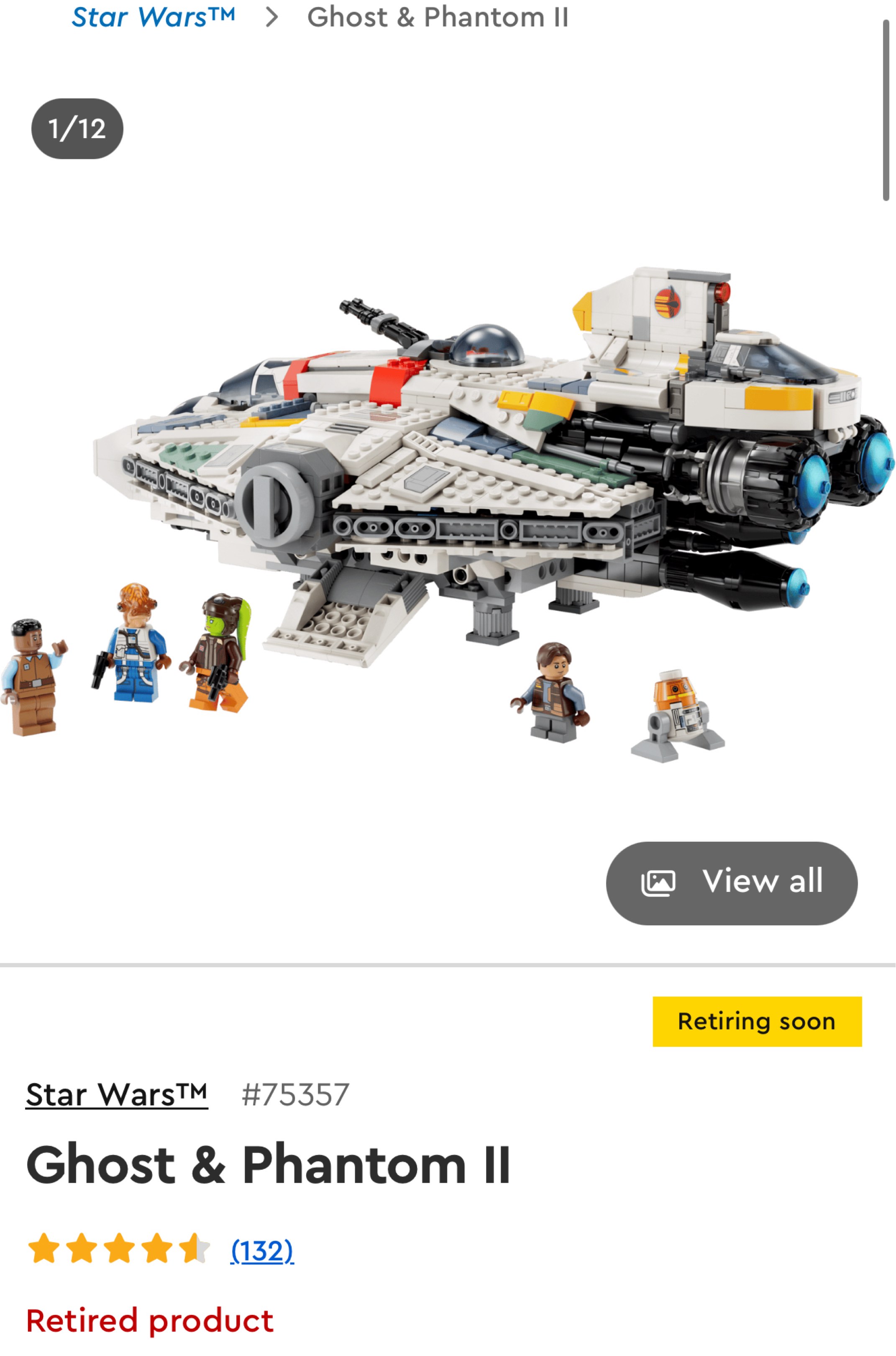 Lego 75357 Ghost & Phantom II (Box has crease), Hobbies & Toys, Toys ...