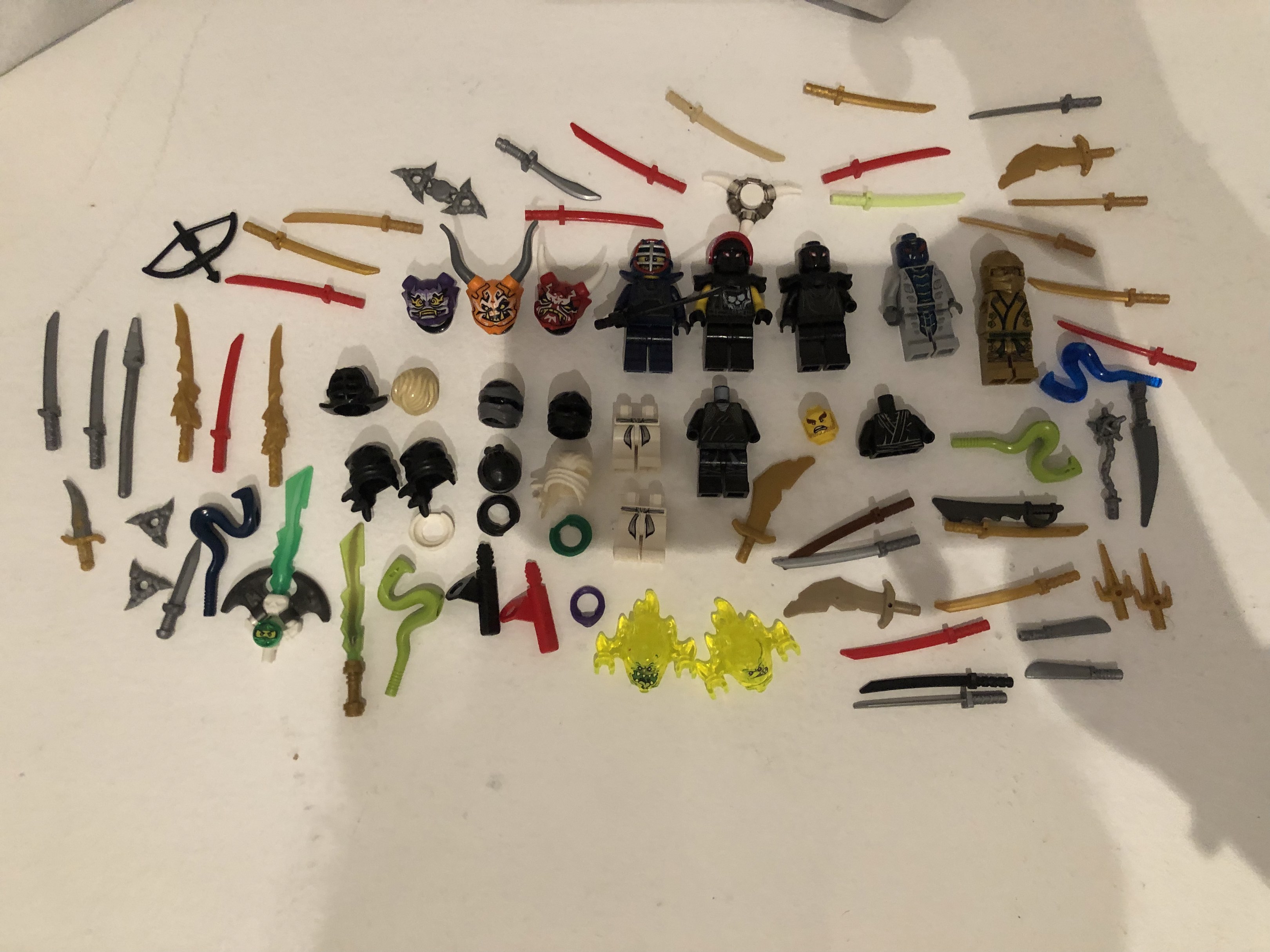 LEGO Ninjago Minifigure Weapons and Accessories, Hobbies & Toys, Toys ...