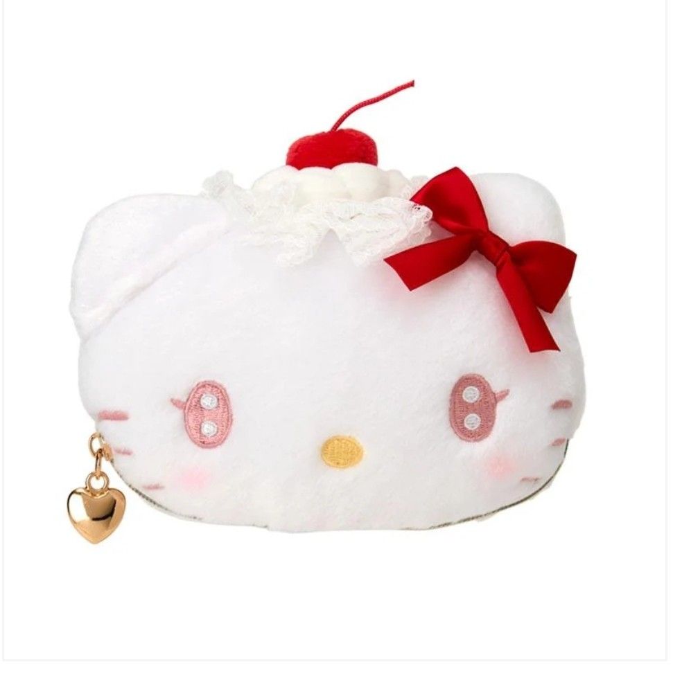 LIMITED EDITION Shobido Hello Kitty Plush Pouch Whip Cherry Sanrio ...