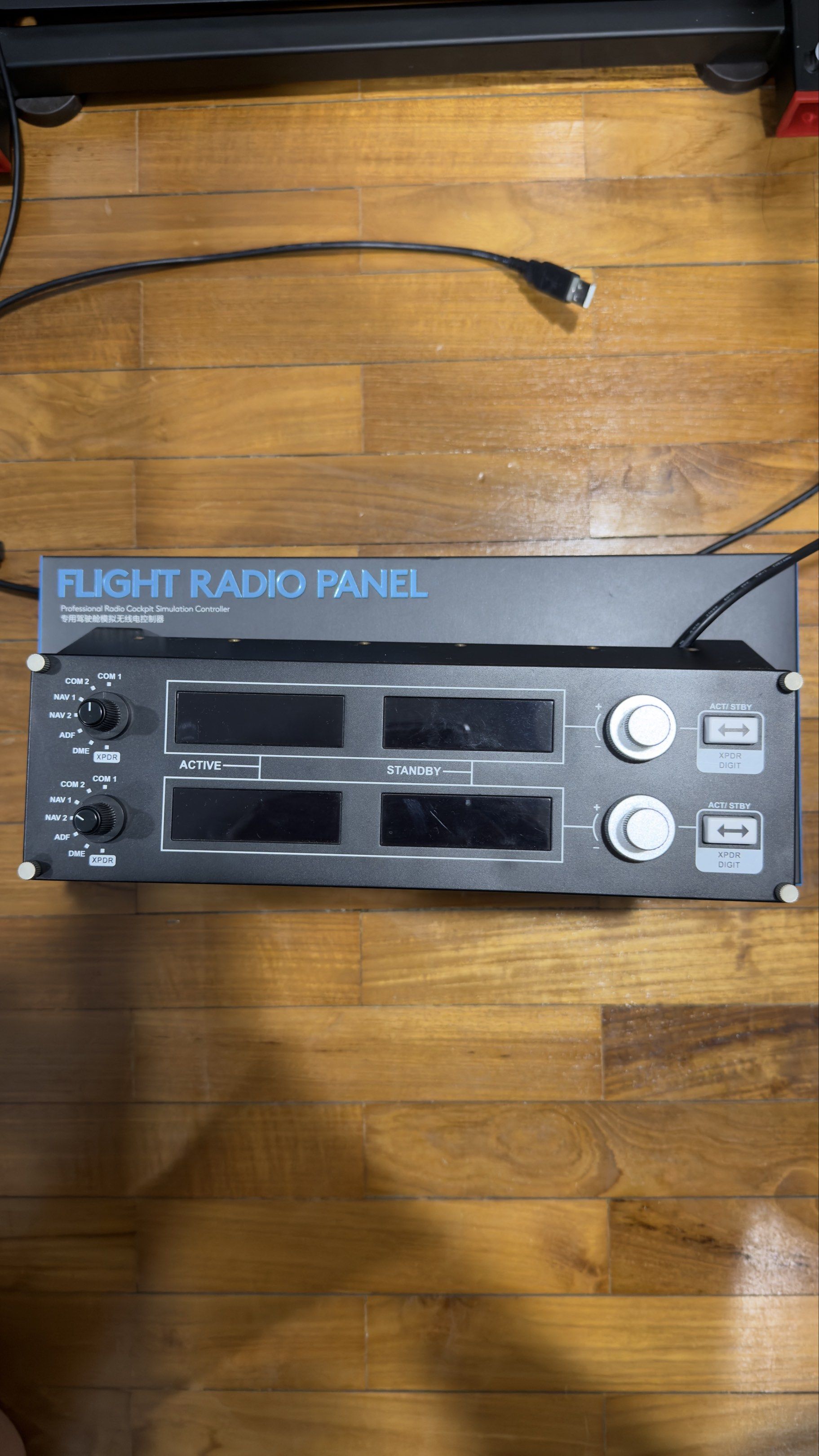 Logitech flight simulator radio panel, Video Gaming, Gaming Accessories ...