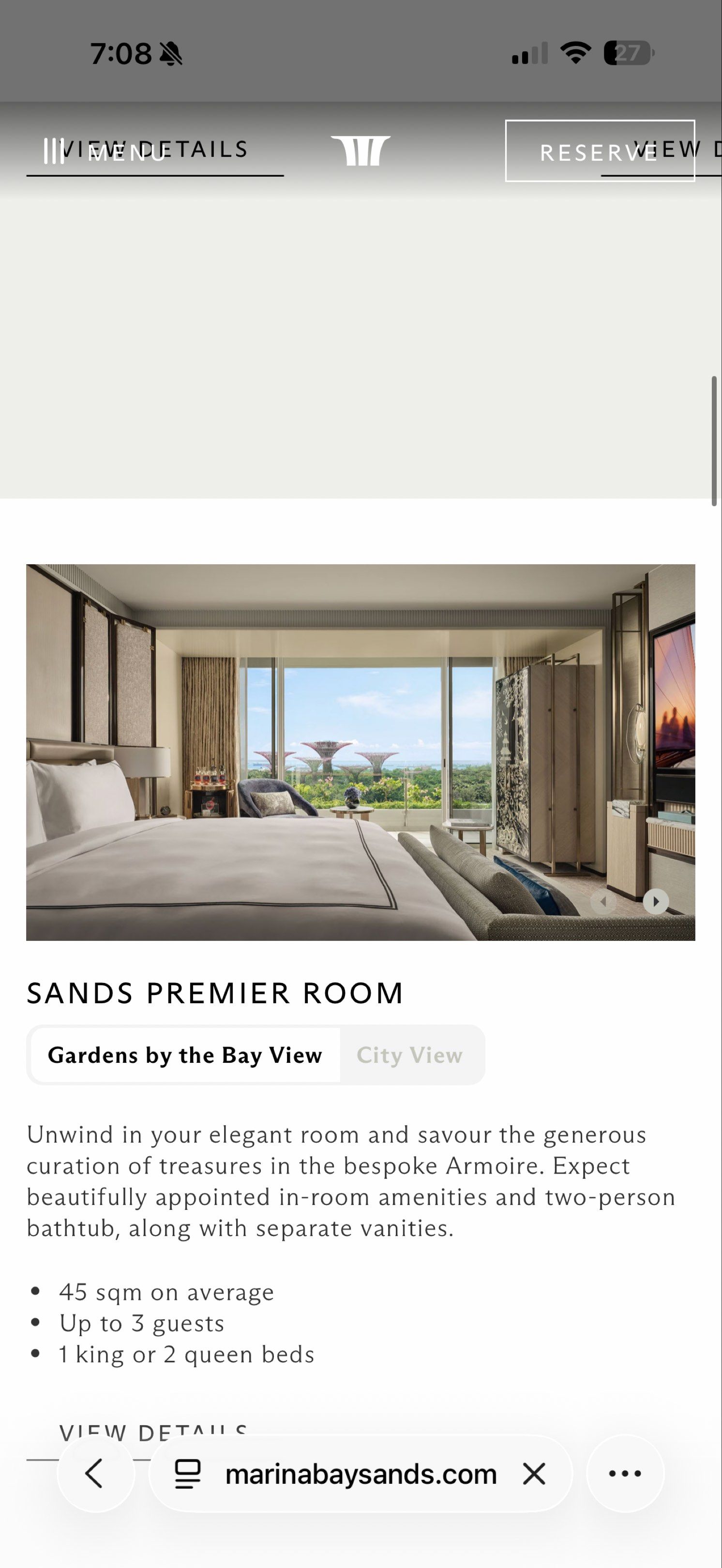 Marina Bay Sands Premier Room FEB 4 2026 to FEB 5 2026, Tickets ...