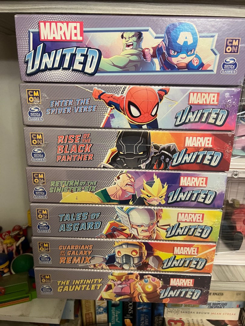 Marvel United Board Game - Core Box + Expansions, Hobbies & Toys, Toys ...
