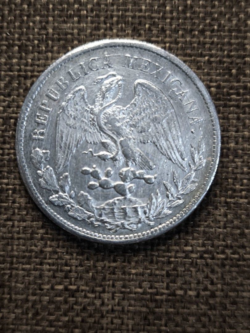 1899 Zs FZ Mexico UN PESO silver coin, Hobbies & Toys, Memorabilia ...