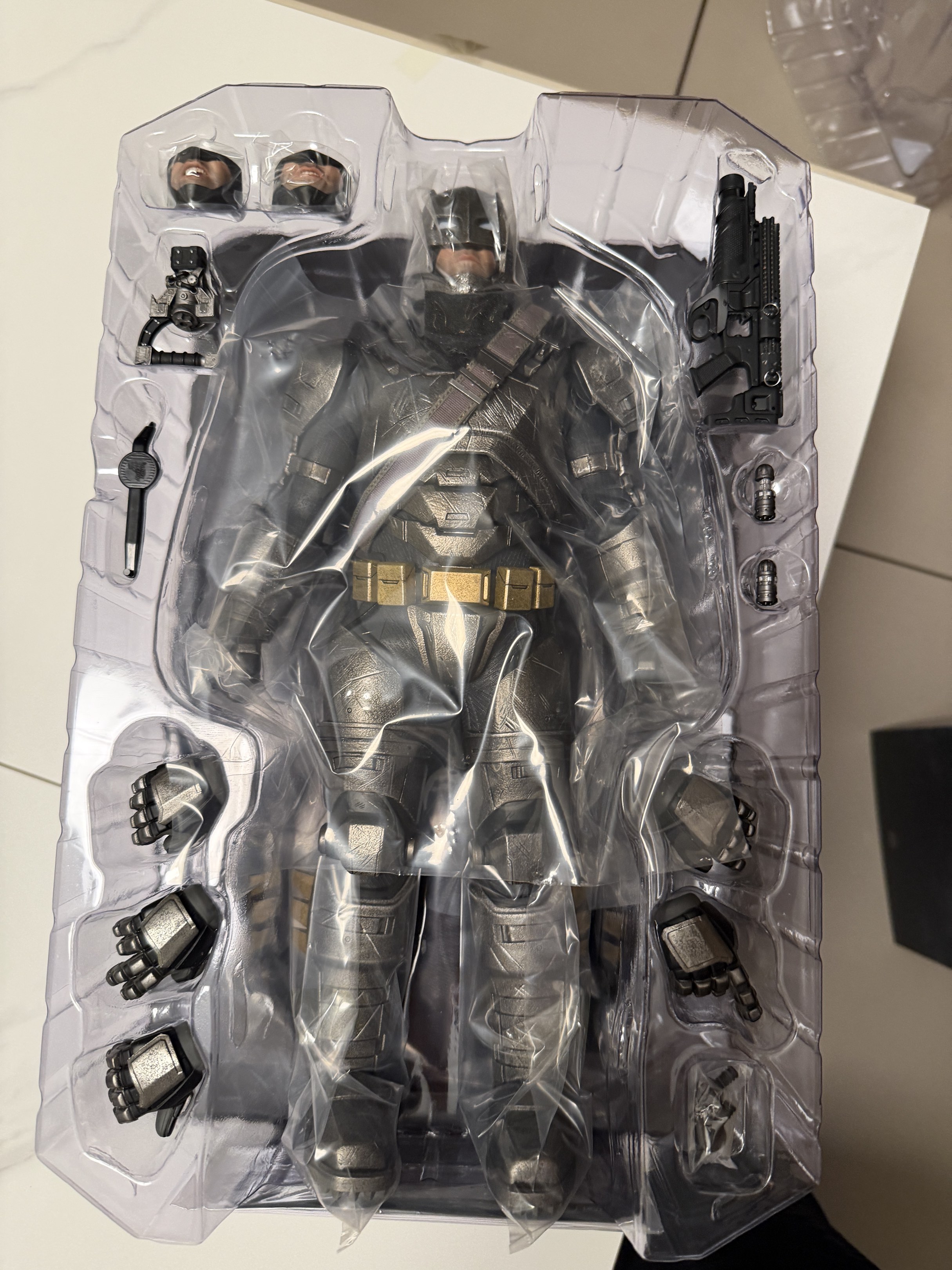 MIB Hot Toys Normal Armored Batman, Hobbies & Toys, Toys & Games on ...