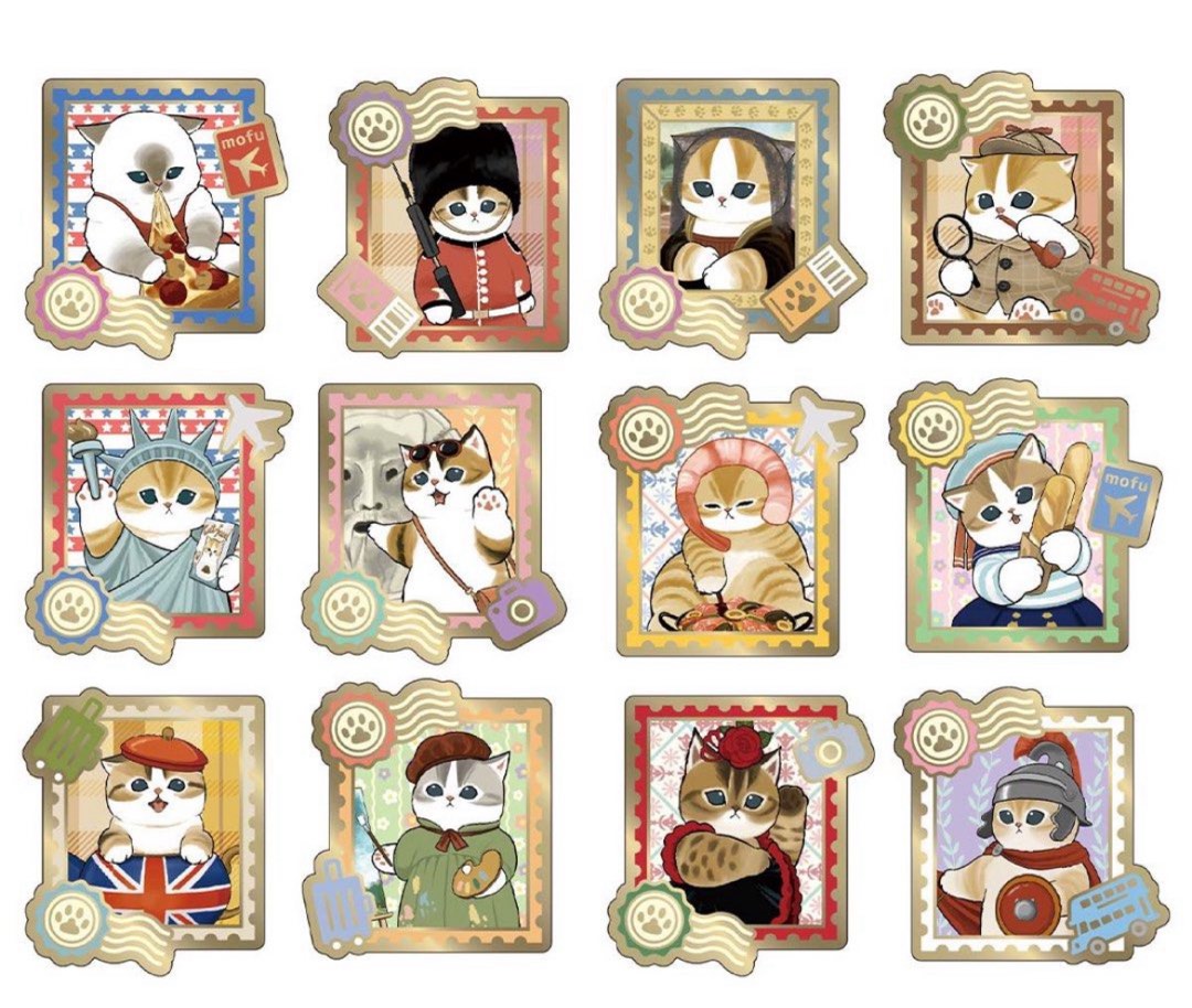 mofusand mofumofu journey Pins Collection (All 12 types), Hobbies ...