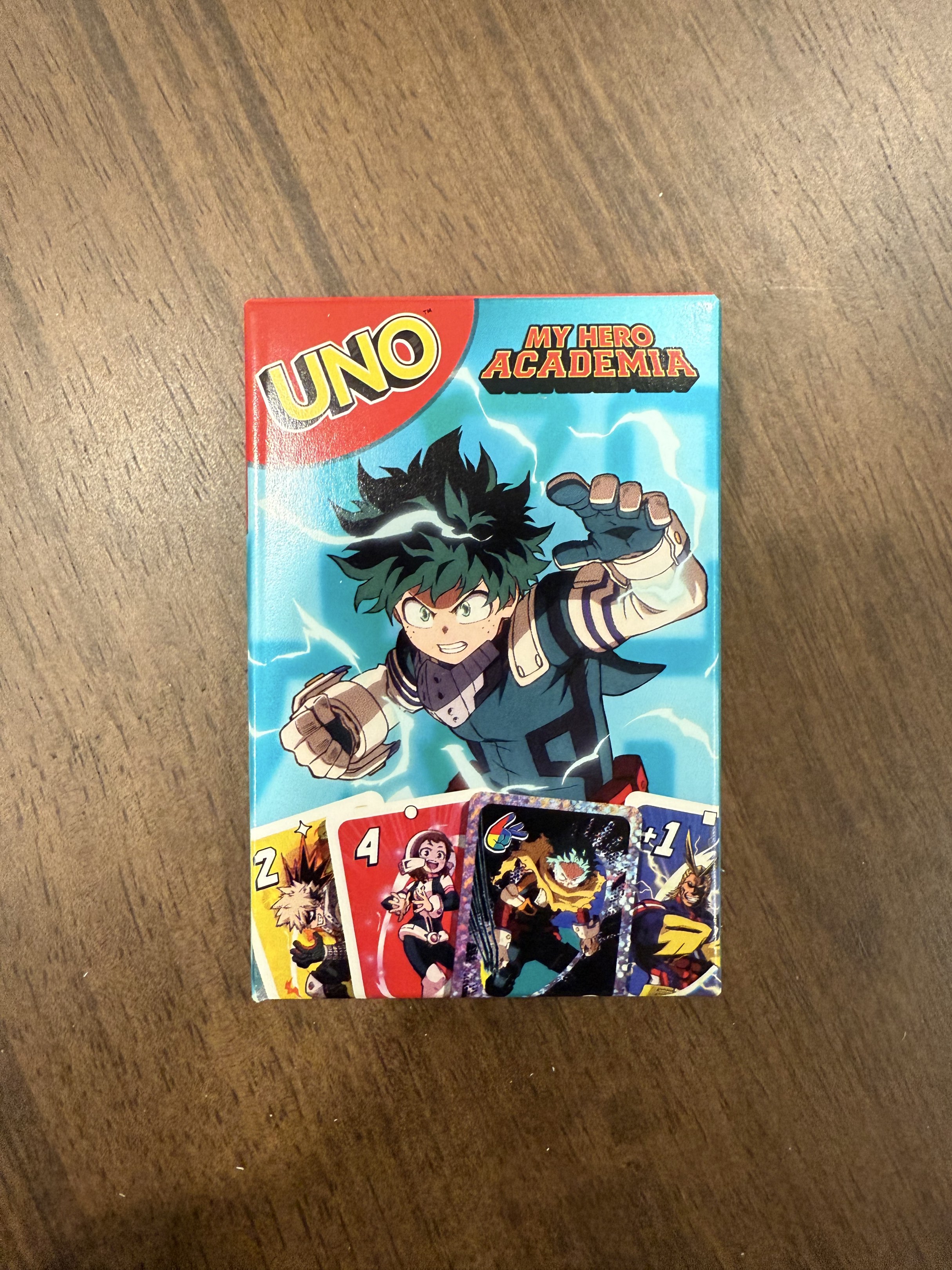 My Hero Academia UNO card, Hobbies & Toys, Toys & Games on Carousell