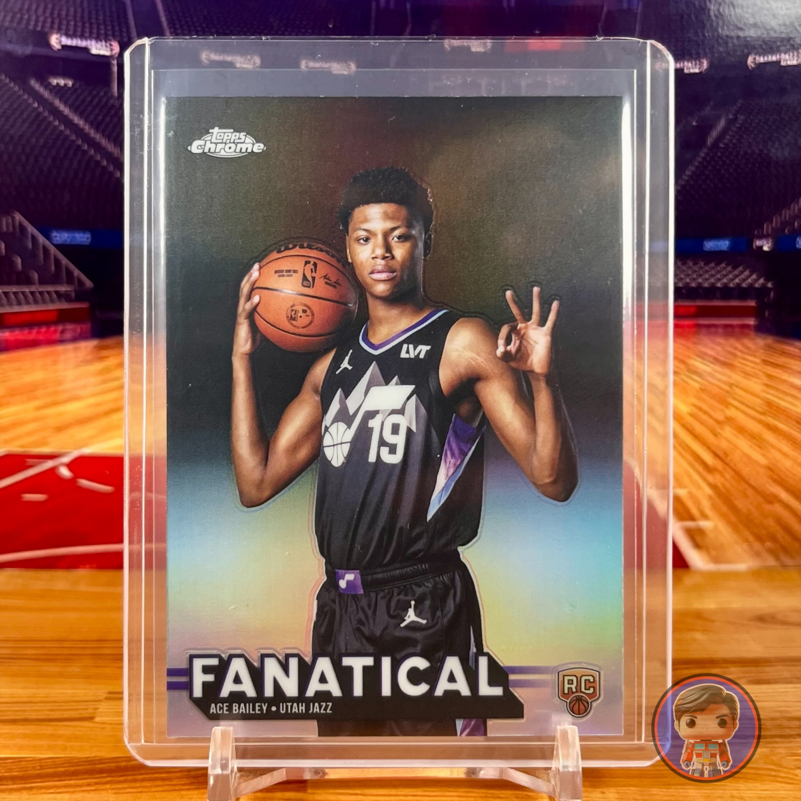 NBA Cards - Ace Bailey 2025-26 Topps Chrome Fanatical #FN-25 (Rookie ...