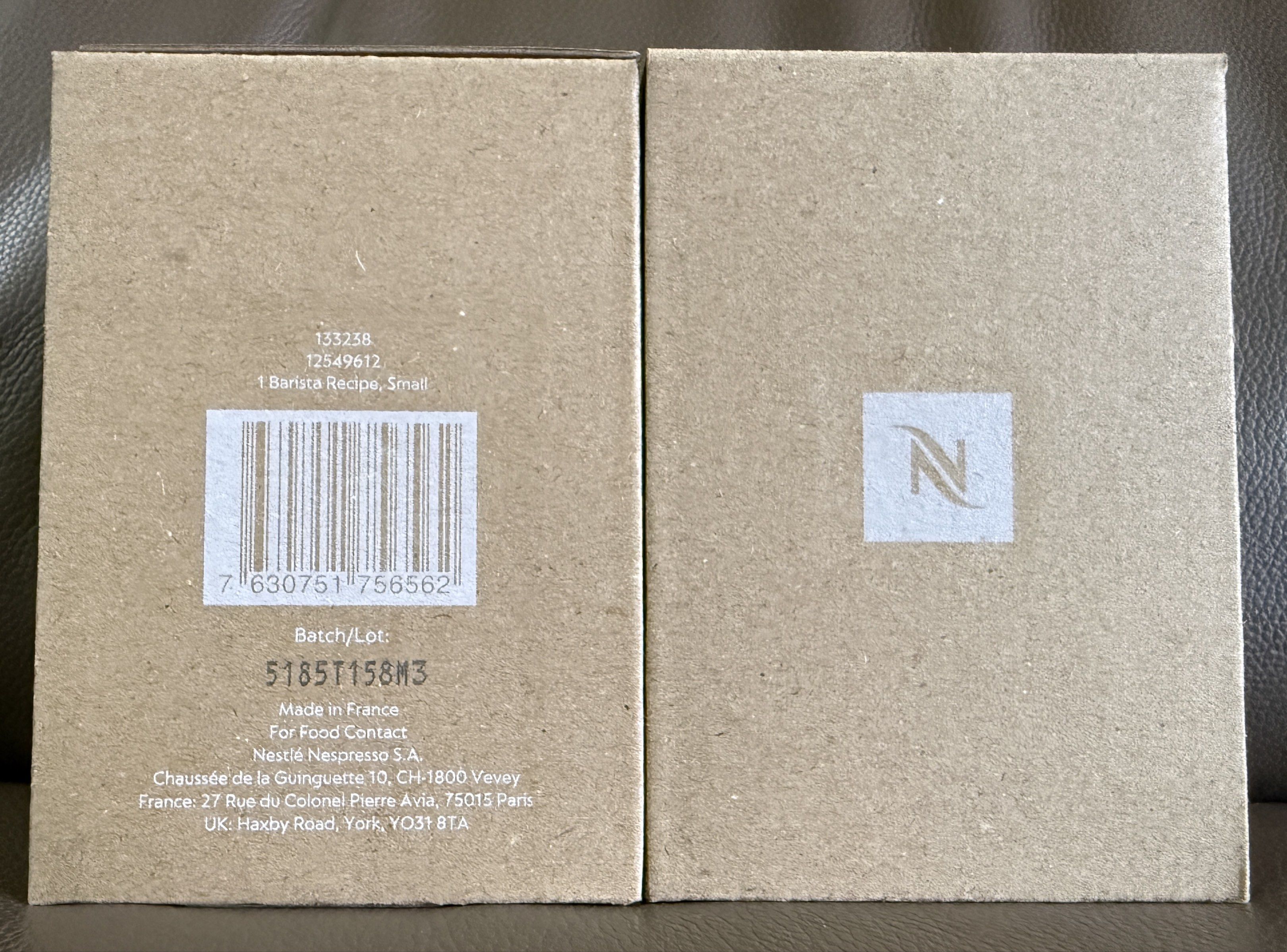 Nespresso Barista Recipe Glass, Furniture & Home Living, Kitchenware ...