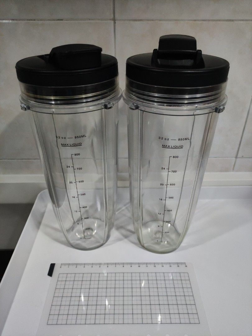 NINJA Blender Jar/cup with drinking cap, TV & Home Appliances, Kitchen ...