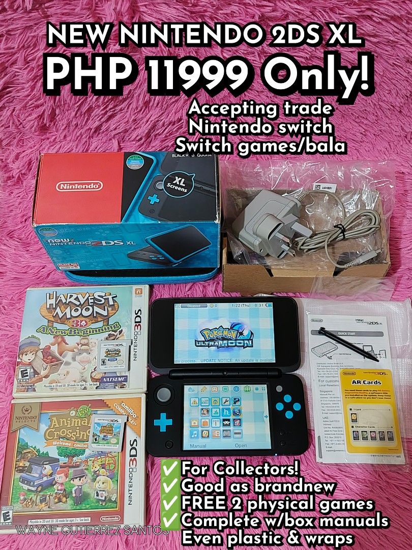 Nintendo 2DS XL with Games, Video Gaming, Video Game Consoles, Nintendo ...