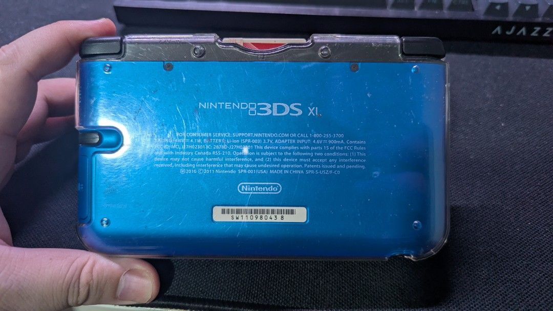 Nintendo 3DS Console - Blue, Video Gaming, Video Game Consoles ...