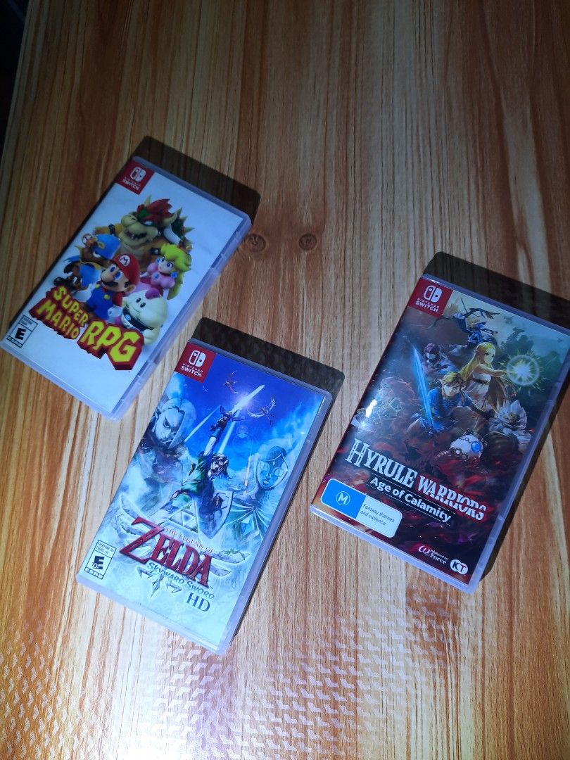 Nintendo Switch Mario RPG,Hyrule Warriors,Zelda Skyward Sword, Video ...