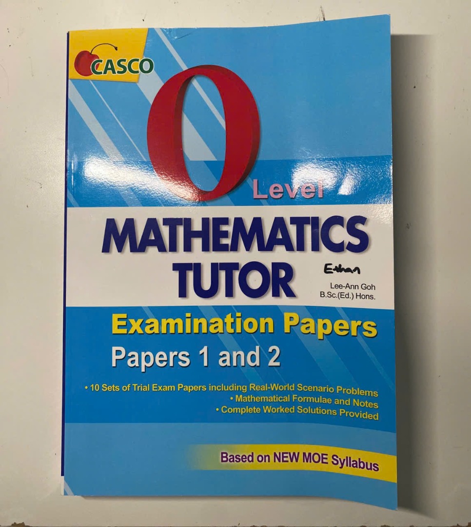 O Level MATHEMATICS TUTOR, Hobbies & Toys, Books & Magazines ...