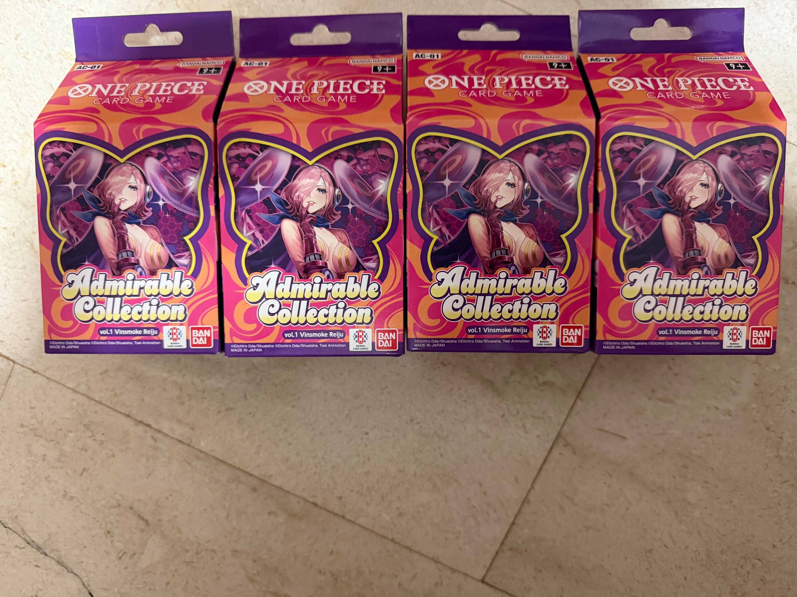 One Piece Card Game - Admirable Collection Vol. 1, Hobbies & Toys, Toys ...