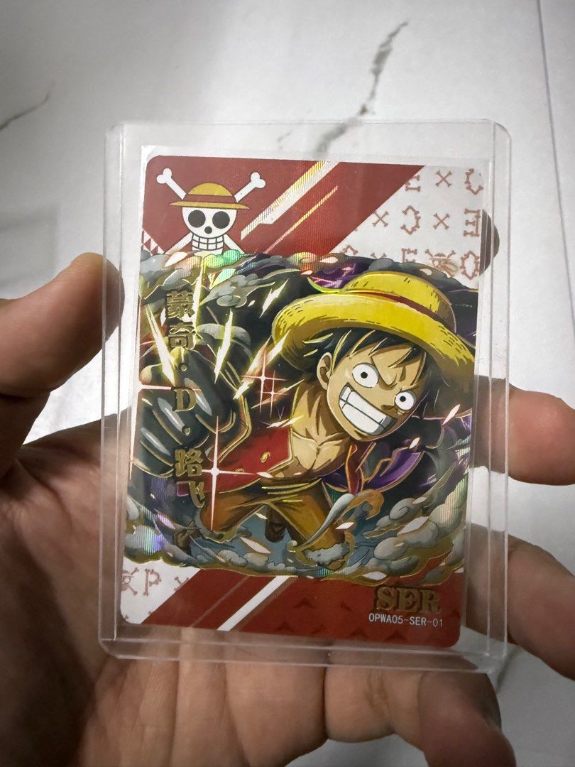 One Piece Card Game - Luffy SER-01, Hobbies & Toys, Toys & Games on ...
