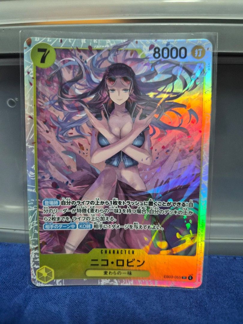 One Piece Card Game Nico Robin EB03 -55, Hobbies & Toys, Toys & Games ...