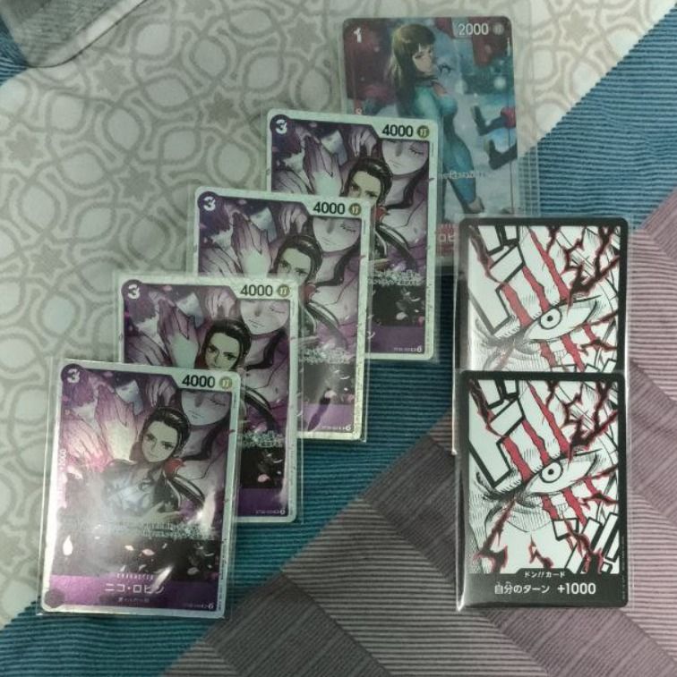 One Piece Card TCG - Robin Set / Shanks DON, Hobbies & Toys, Toys ...