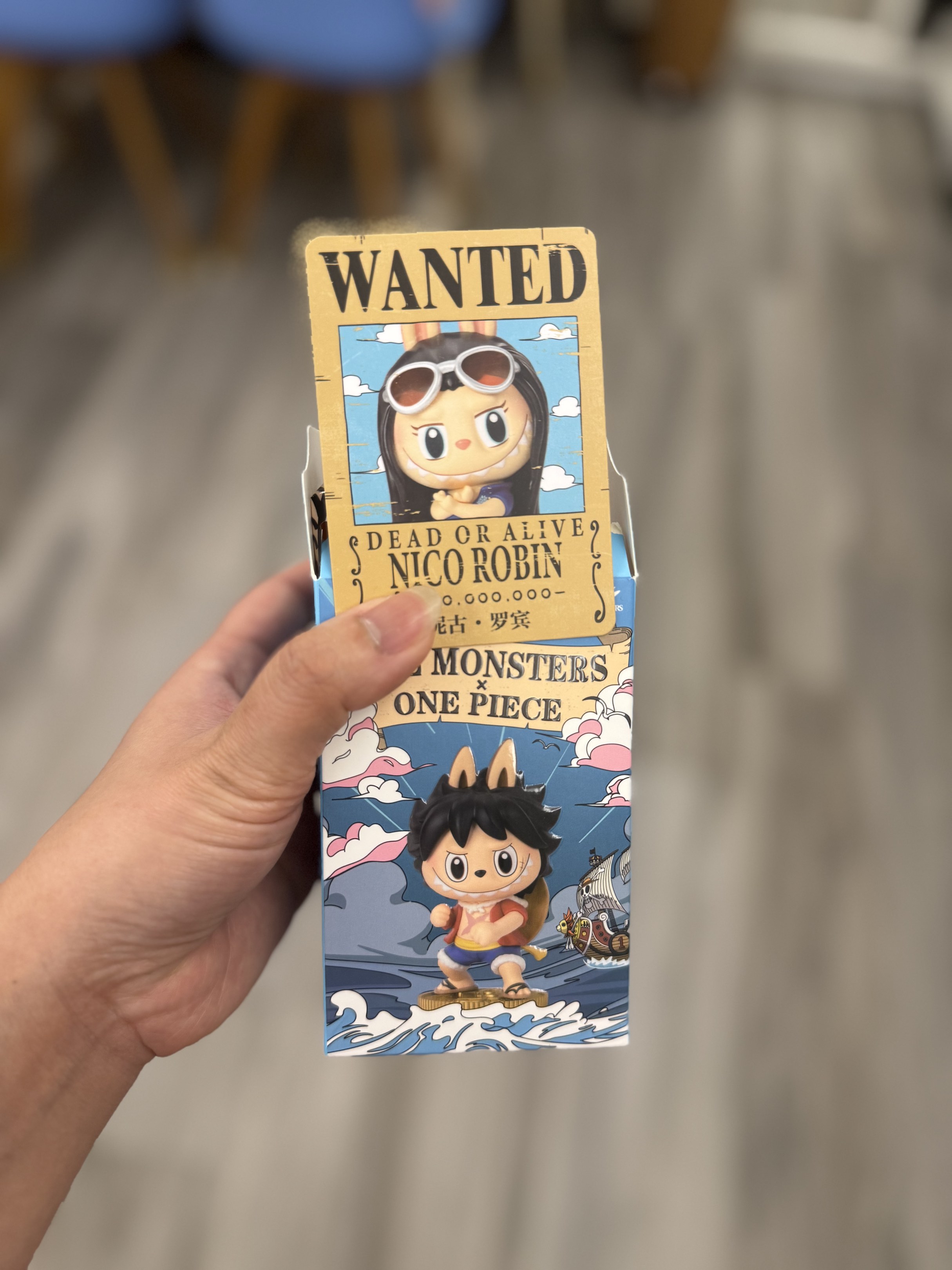 One Piece Labubu Monster Nico Robin Figure 海賊王labubu羅賓公仔, 興趣及遊戲, 玩具 ...