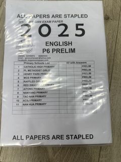 Prelim paper 2025 For Sale | Buy 100+ Prelim paper 2025 online ...