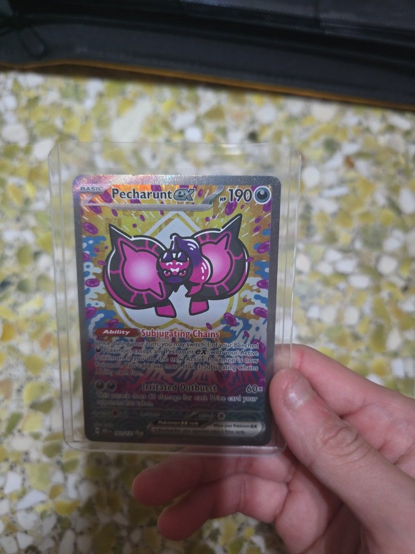 Pecharunt ex - Pokemon TCG Card, Hobbies & Toys, Toys & Games on Carousell