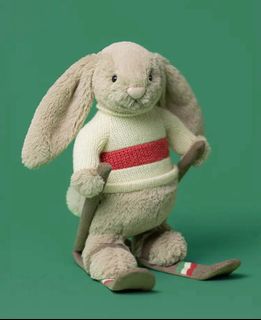 (new!) gold medal ski outfit bunny & curling stone, Hobbies & Toys ...