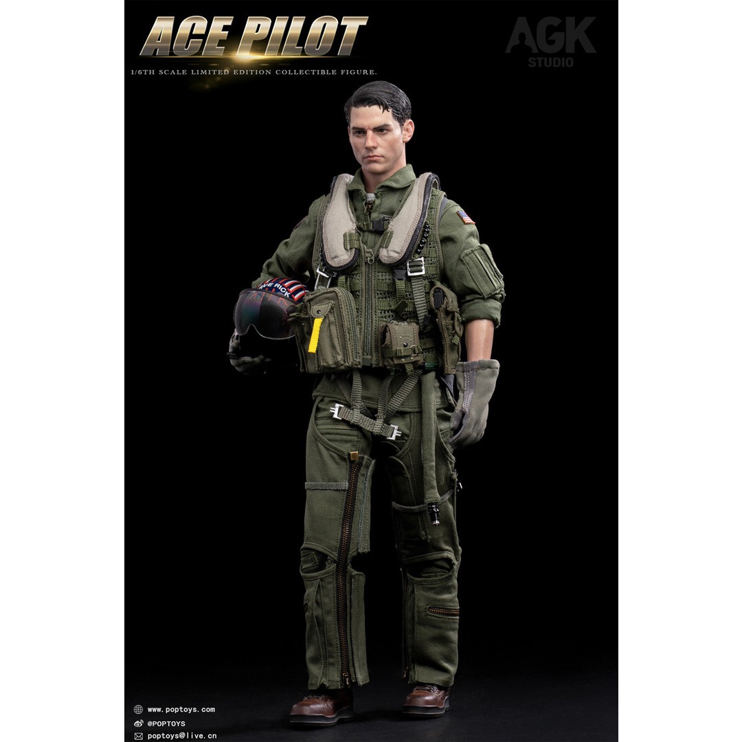 [PO] Poptoys -EX061- 1/6 Ace Pilot Flight Suit Edition Top Gun NOT p ...