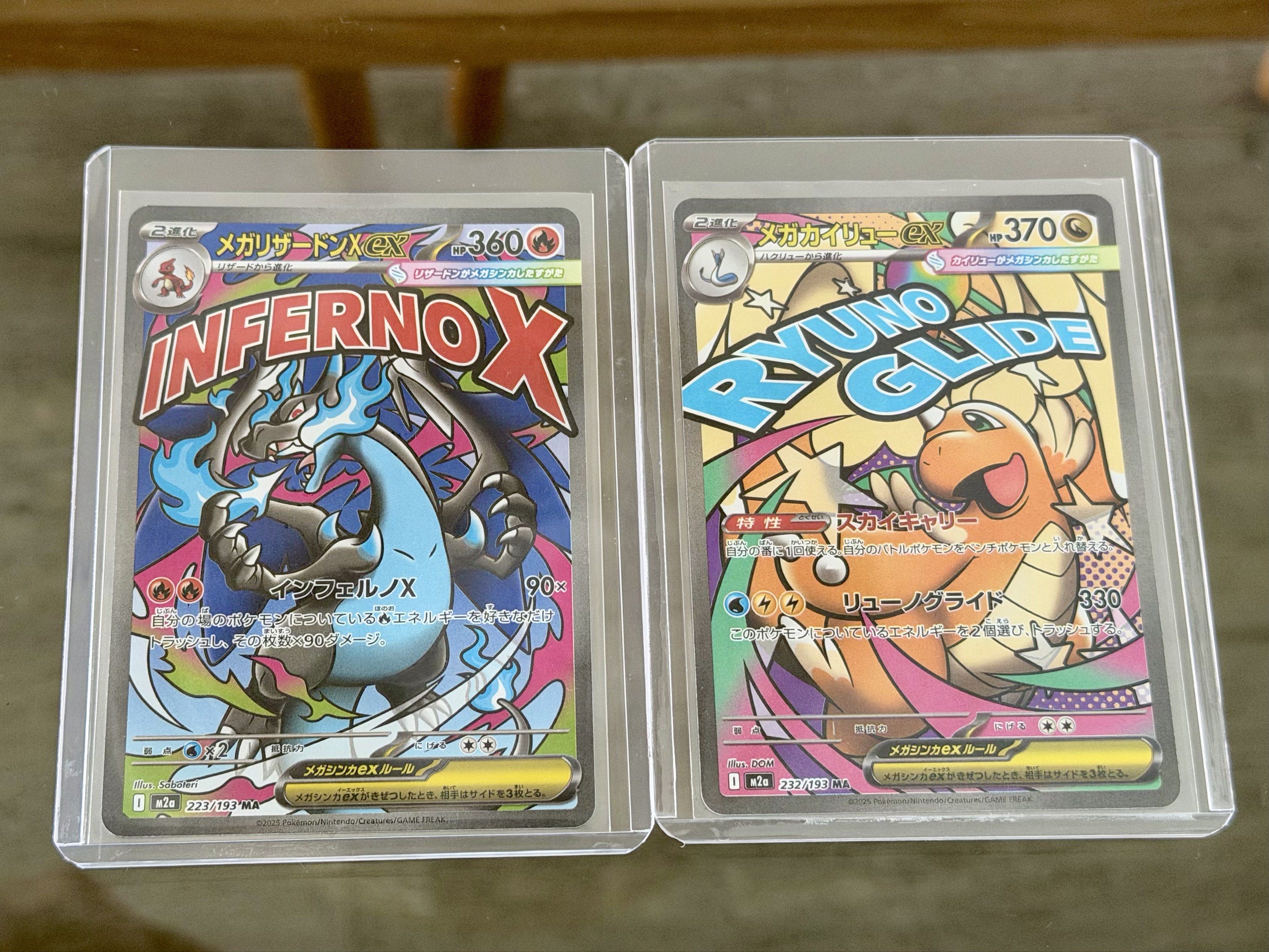 Pokemon Card - Mega Charizard EX & Mega Dragonite EX, Hobbies & Toys ...