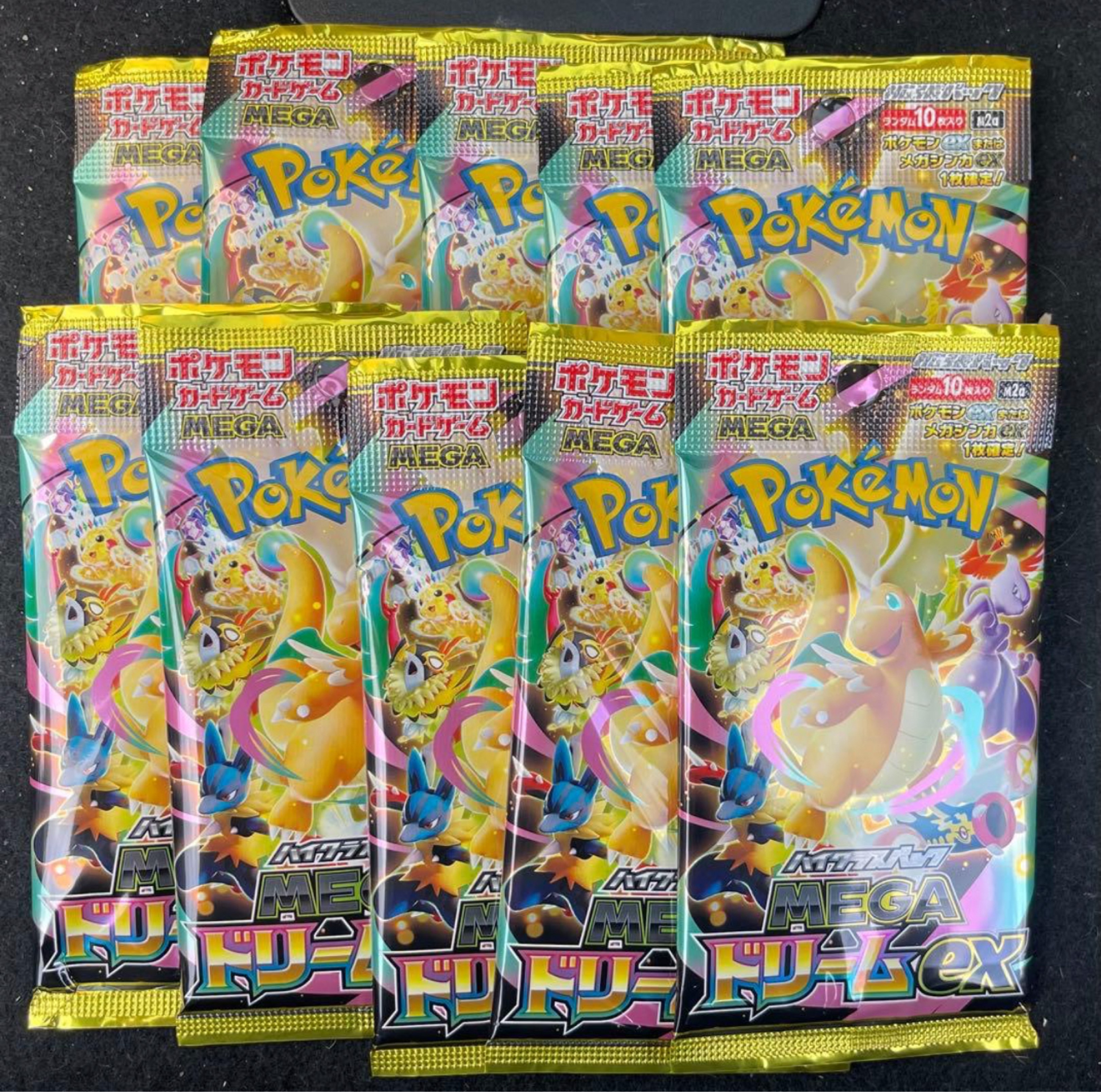 Pokemon Card Game MEGA EX Booster Packs_10 packs, Hobbies & Toys, Toys ...