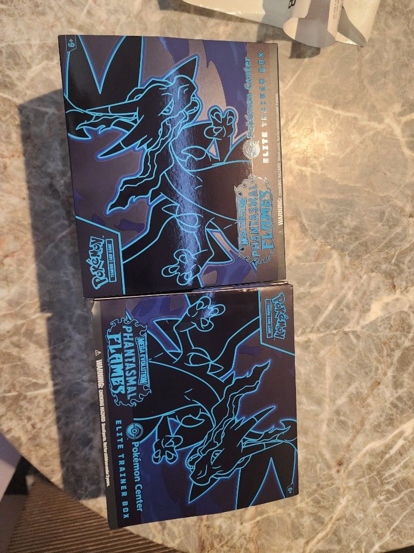 Pokemon Mega Evolution Phantasmal Flames Elite Trainer Box, Hobbies ...