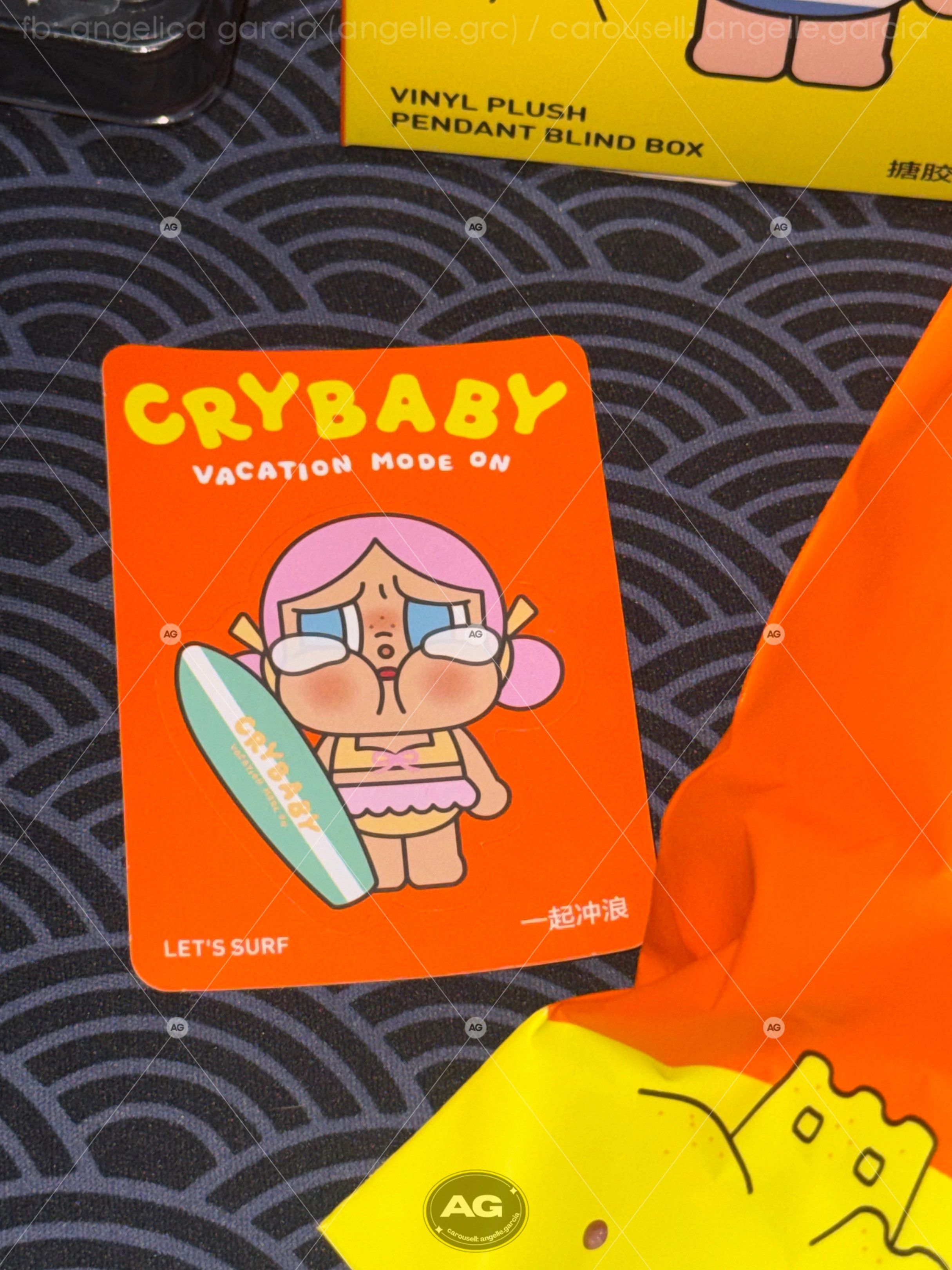 POP MART | Crybaby Vacation Mode On Vinyl Plush - Let's Surf, Hobbies ...