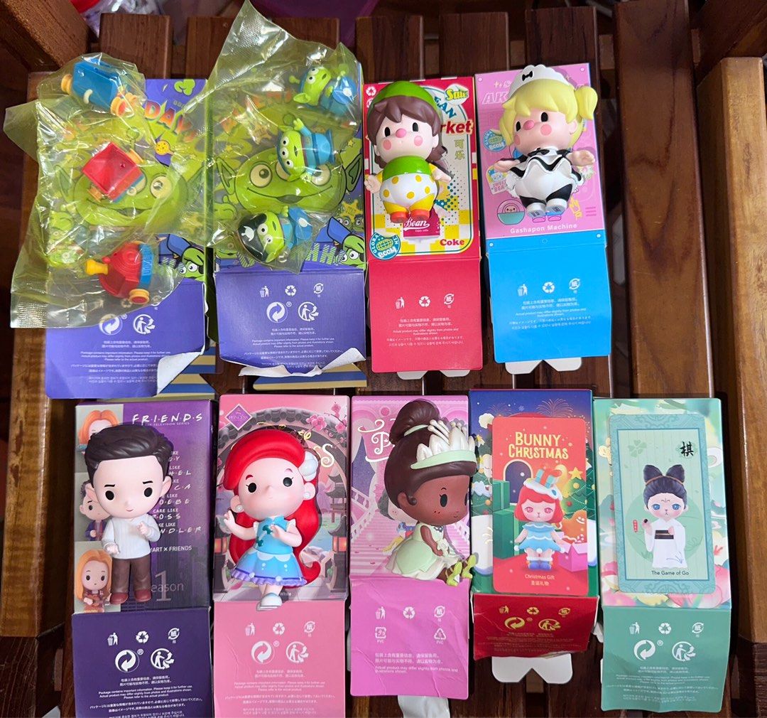 Pop mart -Assorted Blind Box Figures - Disney, Friends, Sweet Bean ...