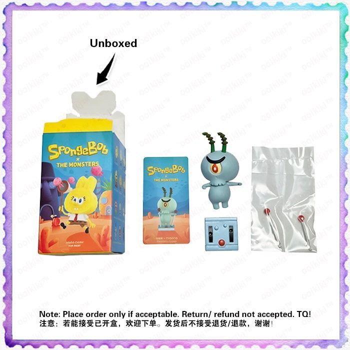 POP MART SpongeBob x The Monsters Plankton Tycoco Cute Figure POPMART ...