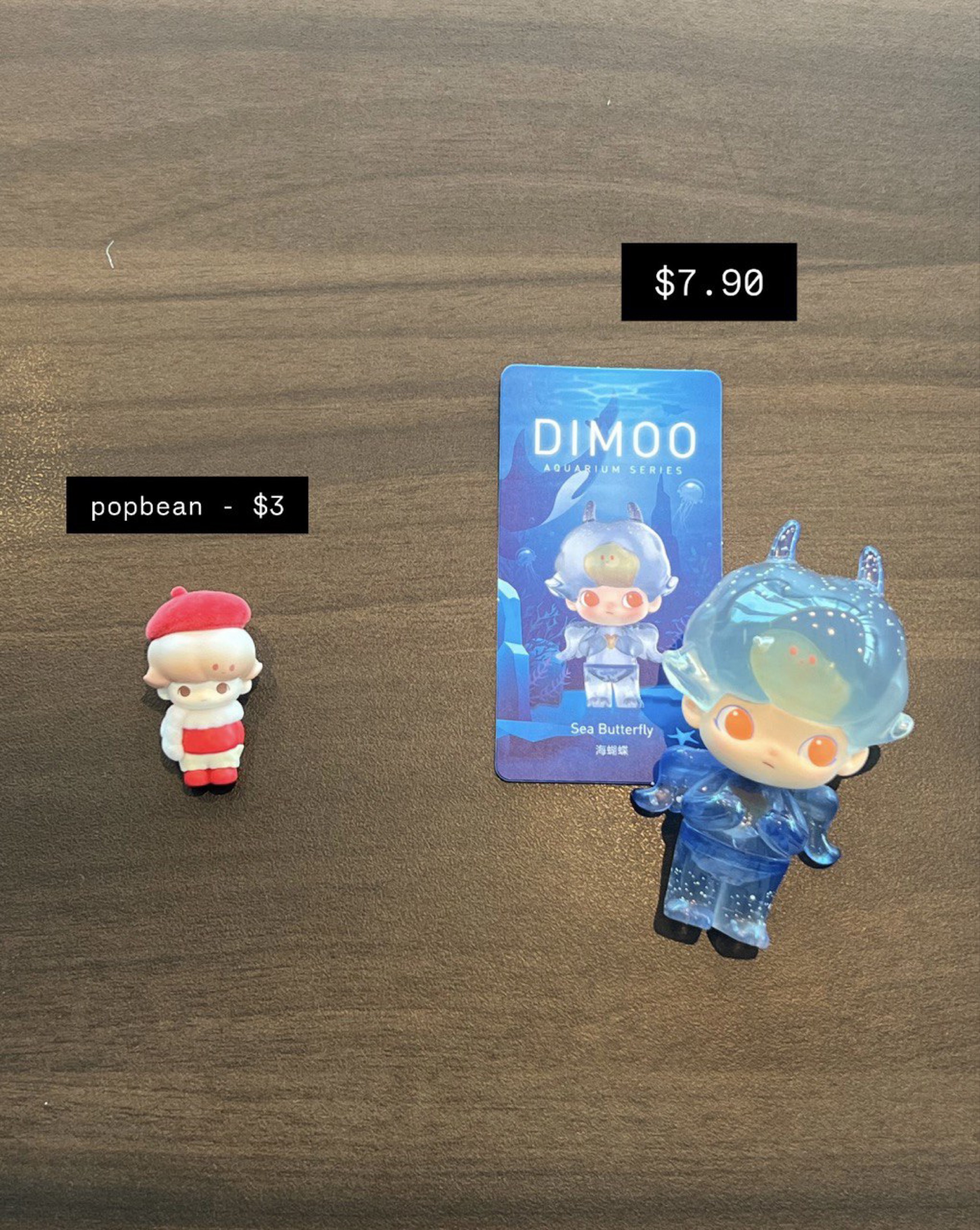 Popbean & Dimoo Aquarium Series Figures, Hobbies & Toys, Toys & Games ...