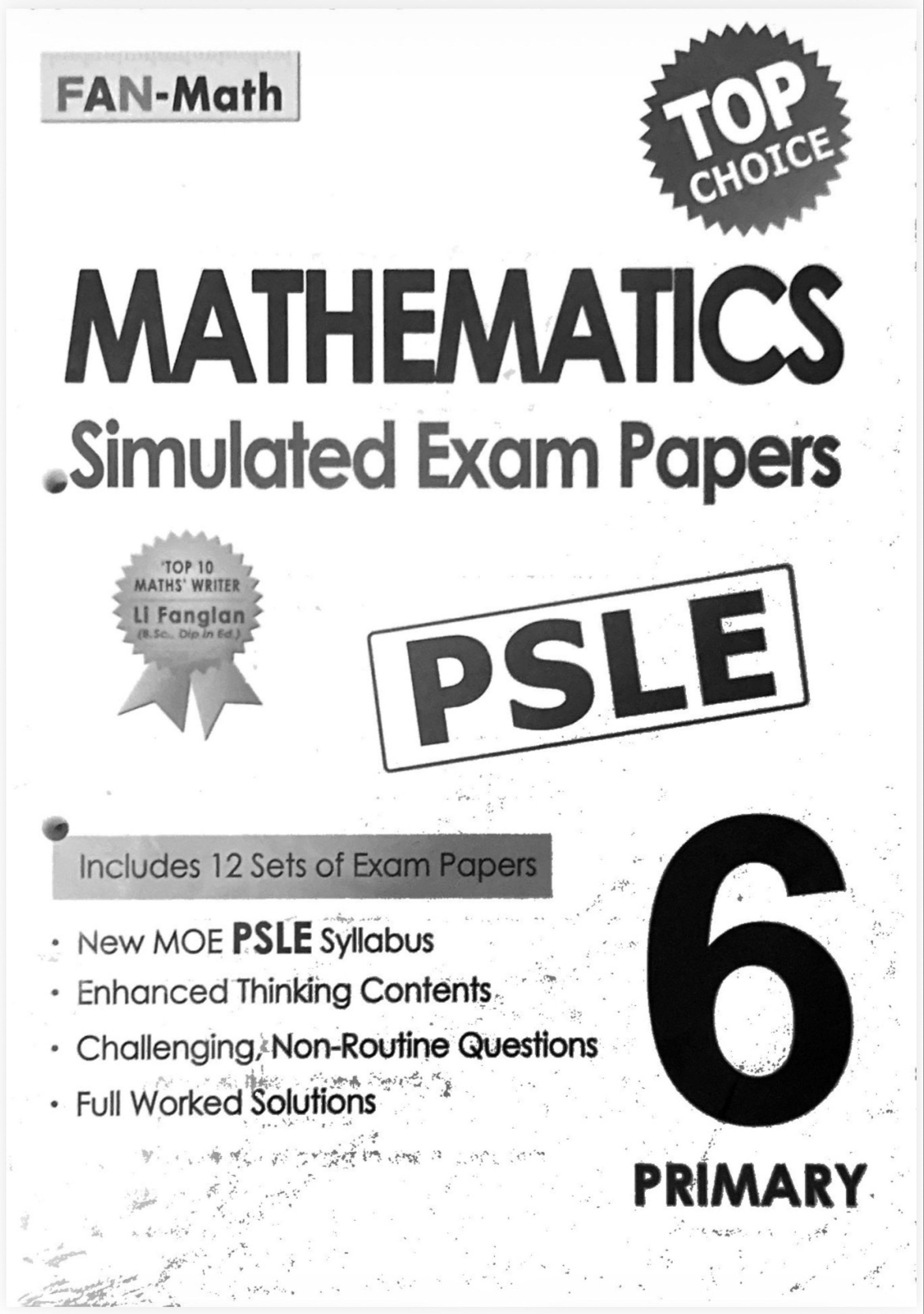 Primary 6 PSLE Mathematics Simulated Exam Papers, Hobbies & Toys, Books ...
