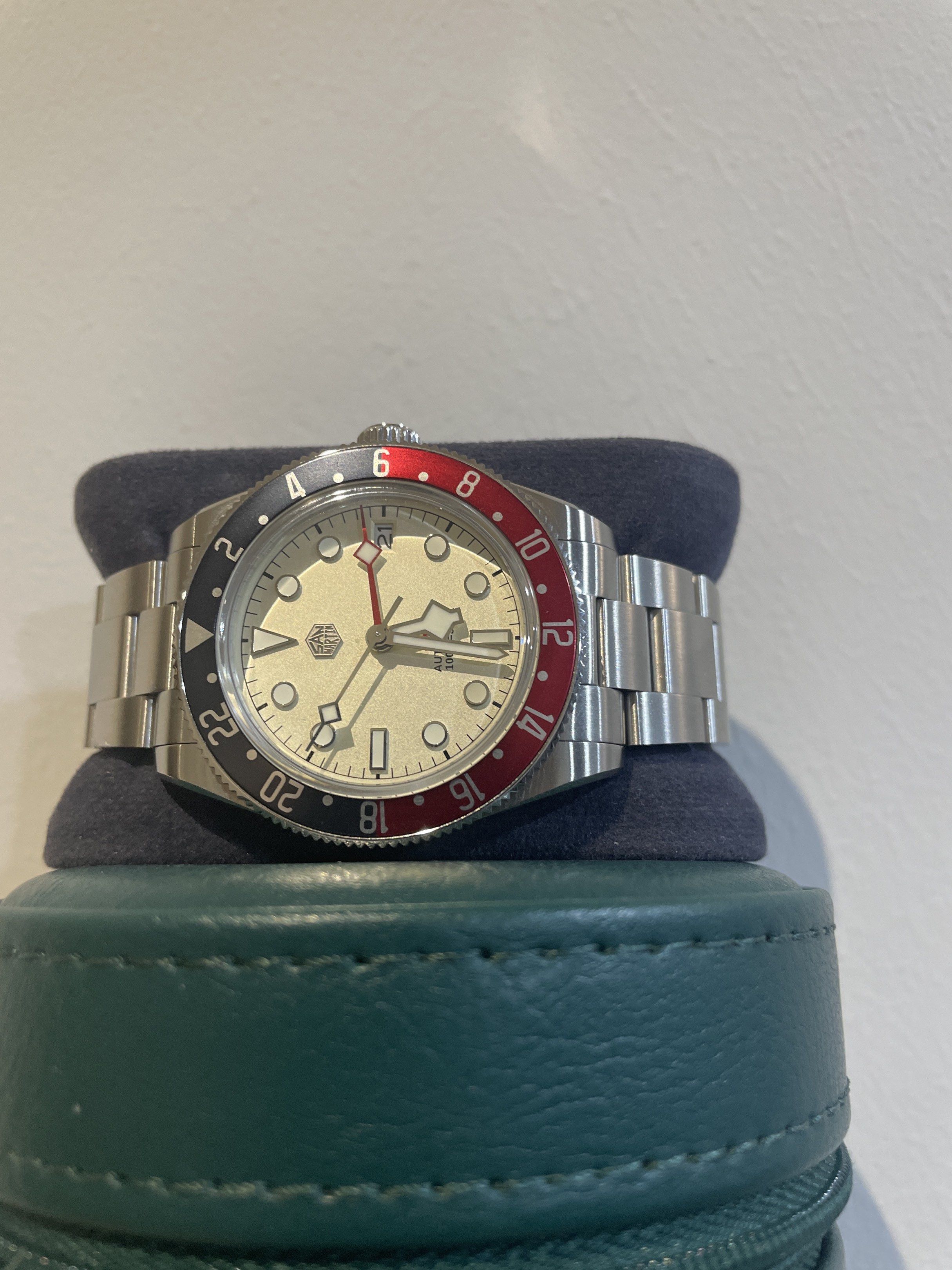 San Martin GMT Watch - Pepsi , Men's Fashion, Watches & Accessories ...