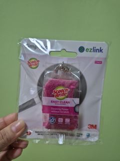 2 EZLink Scotch-Brite Pink Charms, Hobbies & Toys, Travel, Travel ...