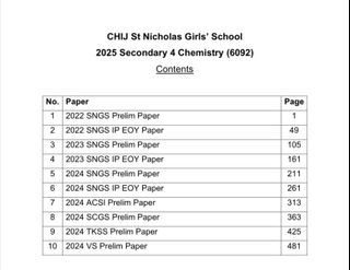 2025 Sec 4 O level HCL Papers (top schools), Hobbies & Toys, Books ...