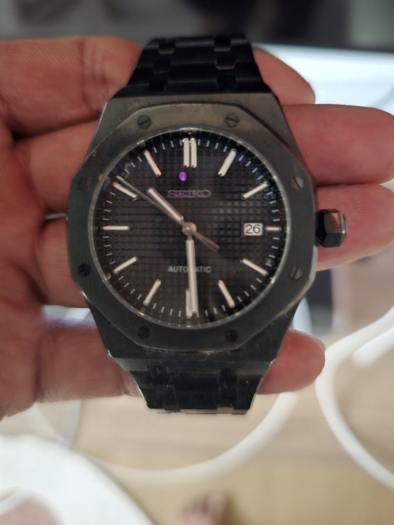 Seiko Automatic Watch - Black, Men's Fashion, Watches & Accessories ...