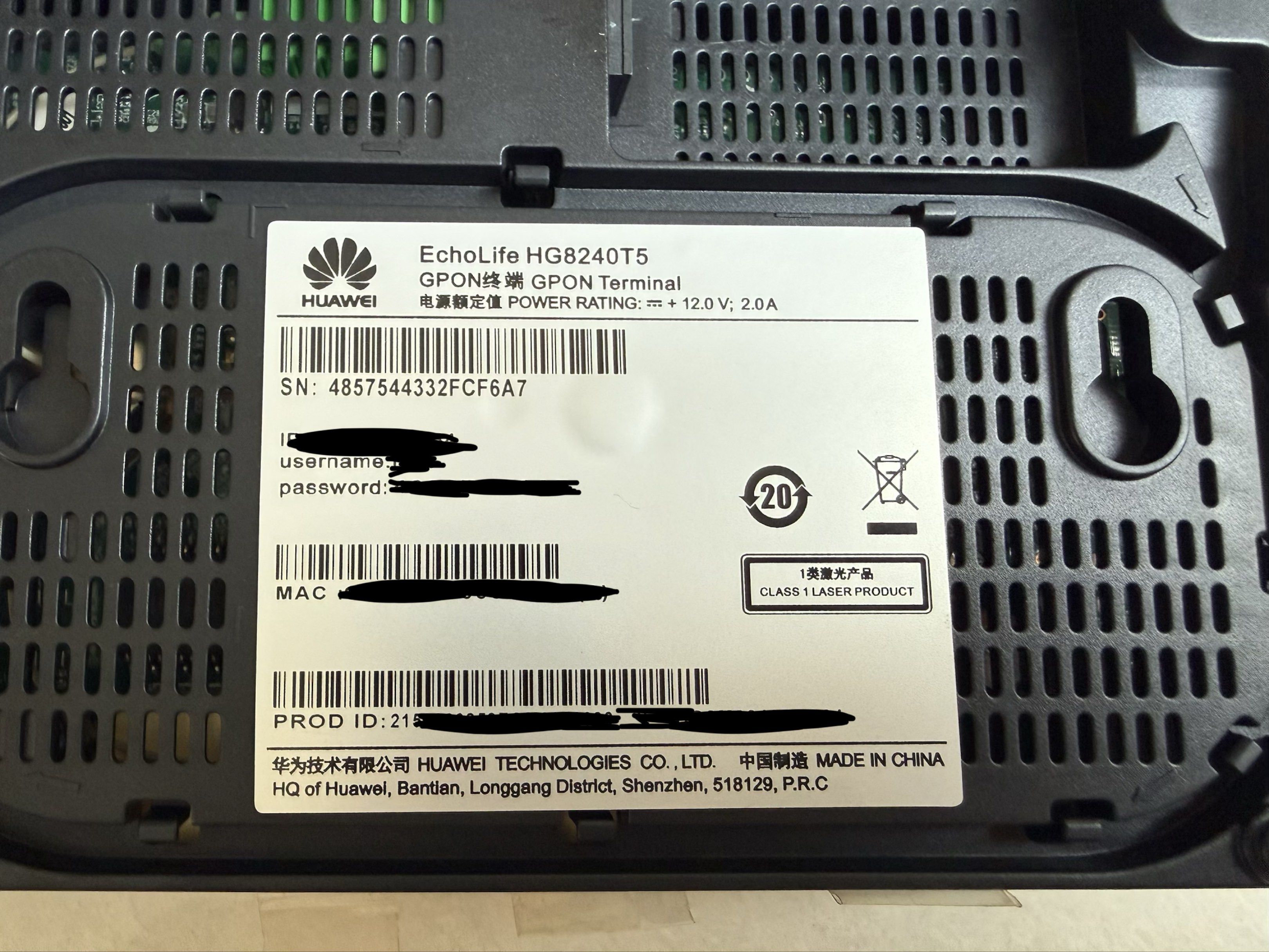 Singtel Router (Huawei EchoLife), Computers & Tech, Parts & Accessories ...