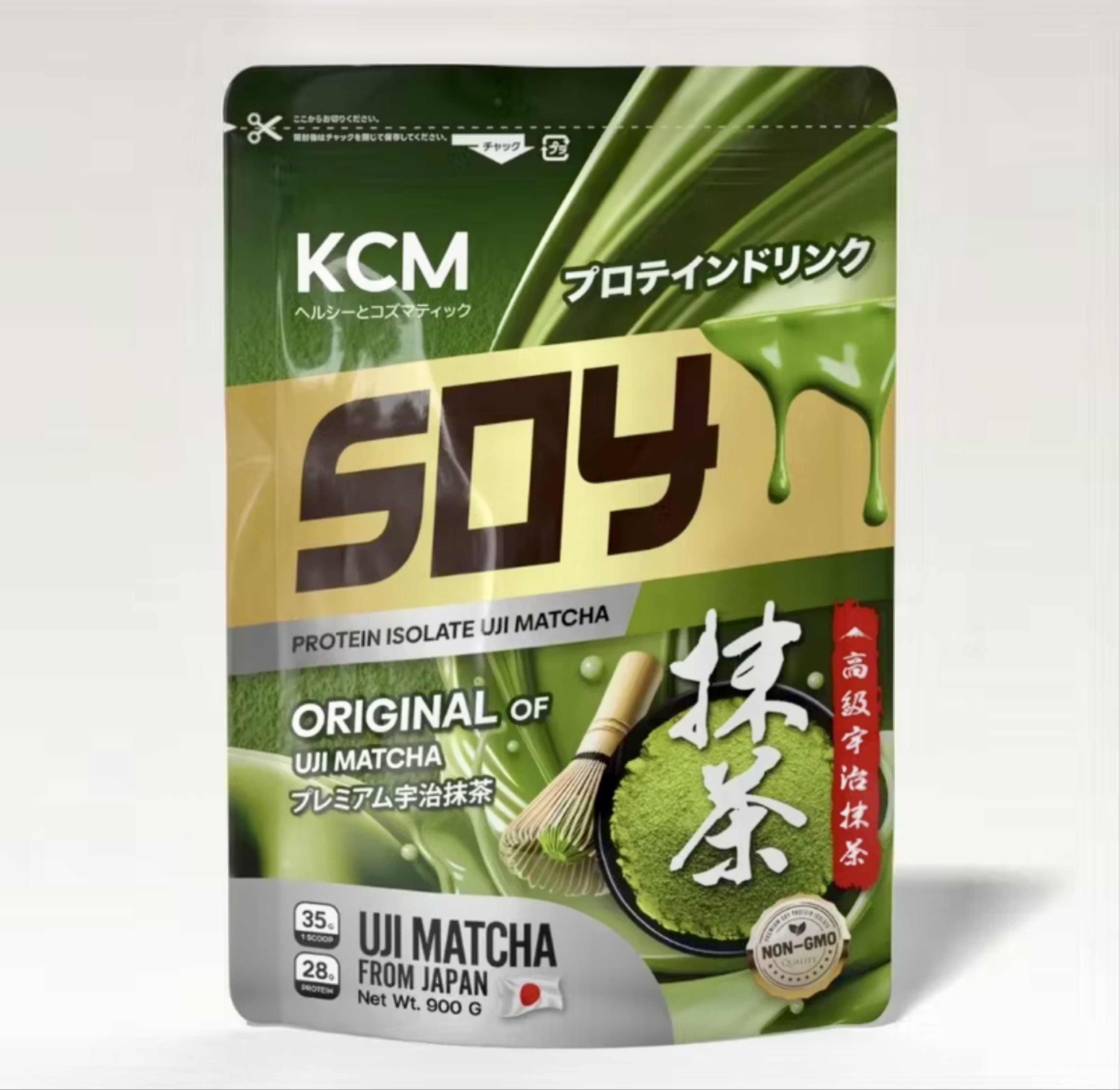 Soy Protein Isolate Uji Matcha Powder, Health & Nutrition, Health ...