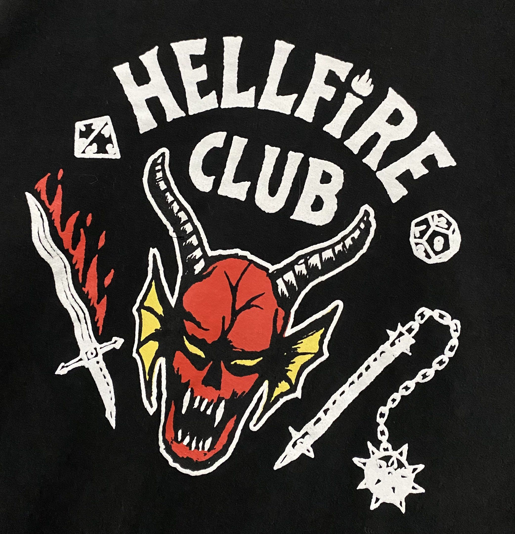 Stranger Things Hellfire Club sweatshirt, Announcements on Carousell
