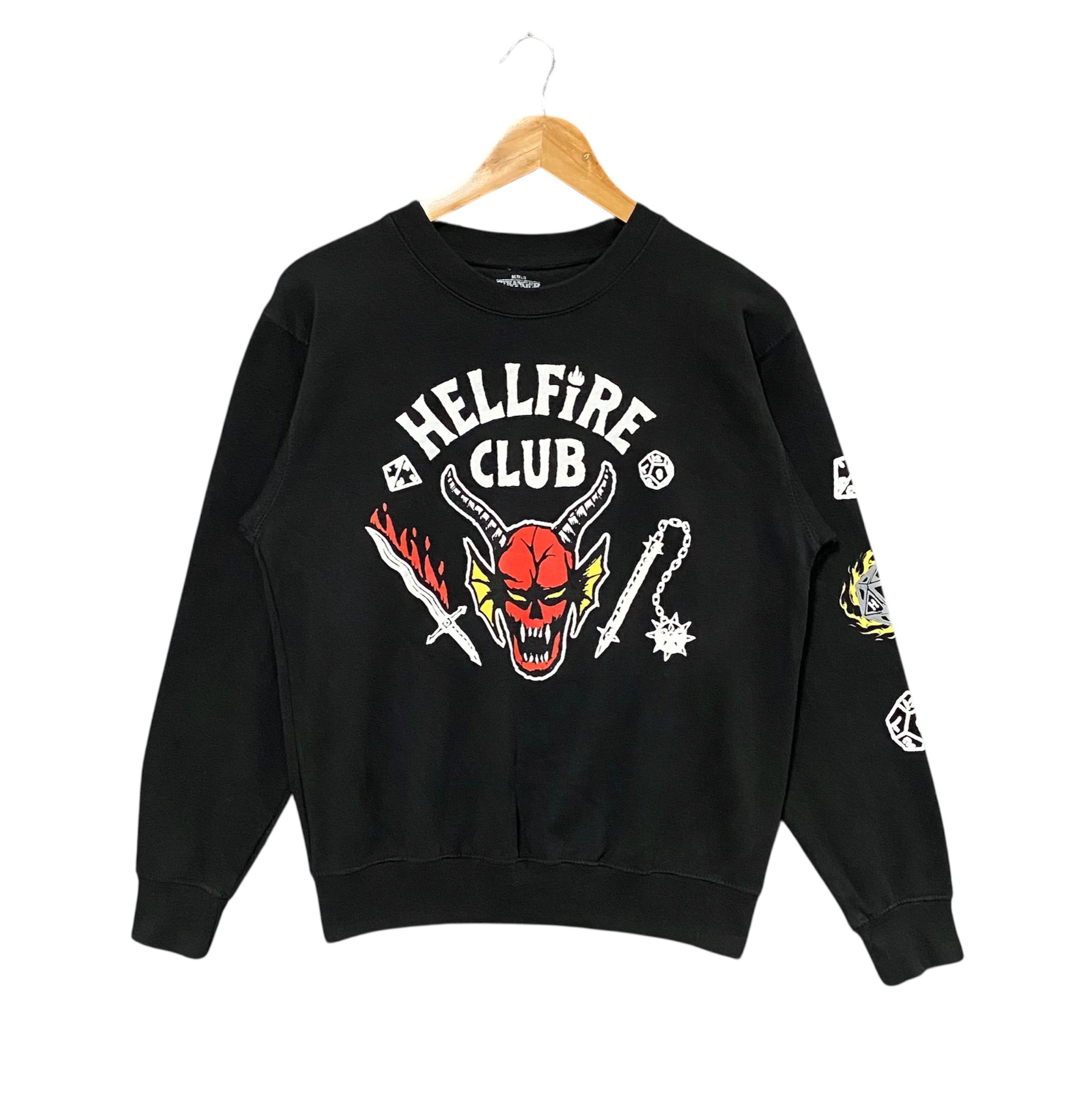 Stranger Things Hellfire Club sweatshirt, Announcements on Carousell