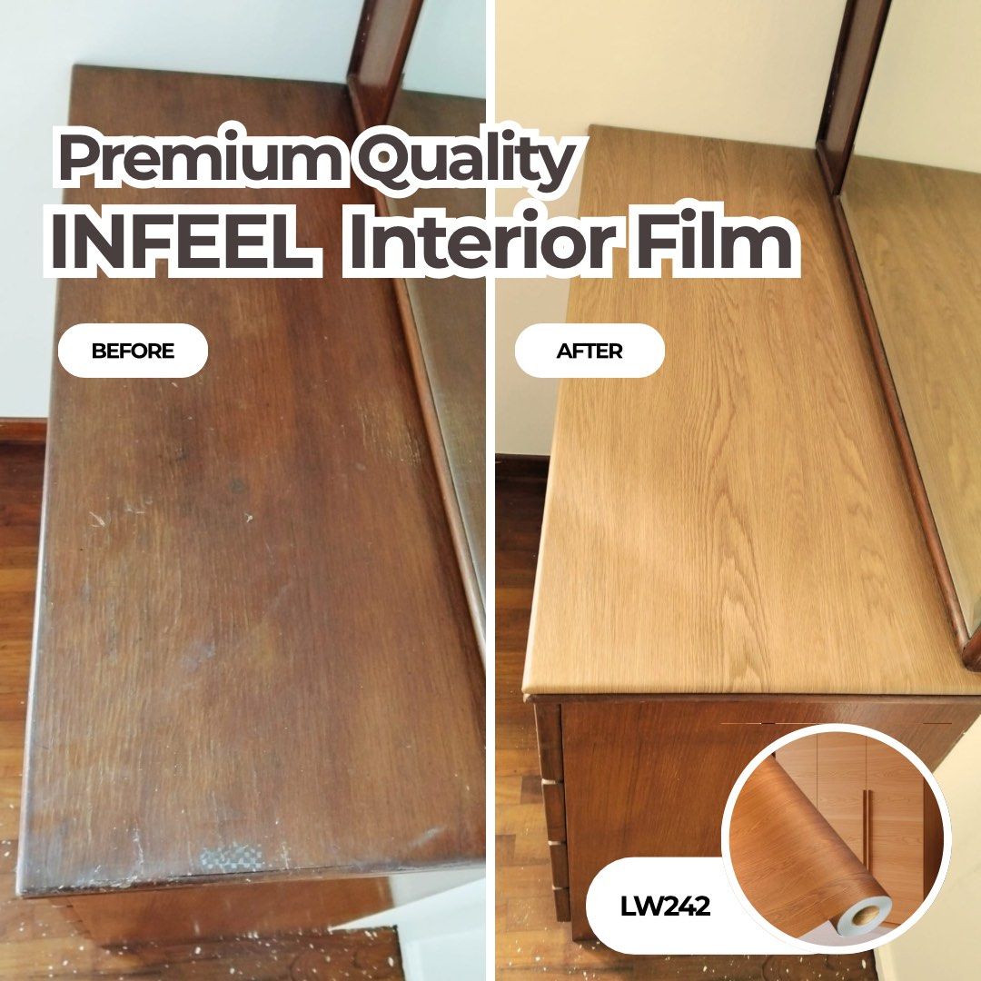 Table makeover table repair vinyl wrap table sticker decals wood grain ...