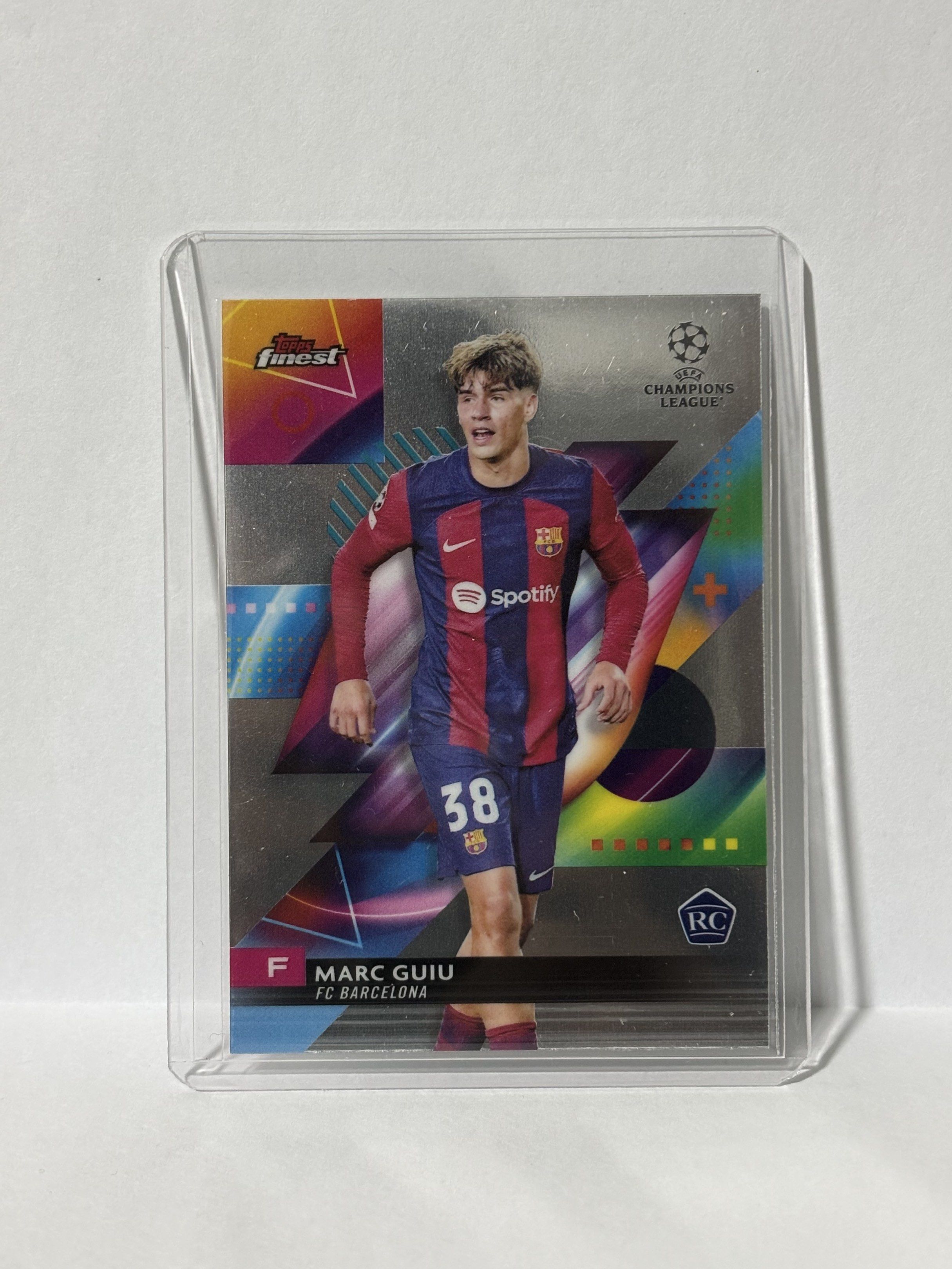 Topps Chrome Barcelona Fermin Lopez Pau Cubarsi Marc Giuiu Marc Casado ...