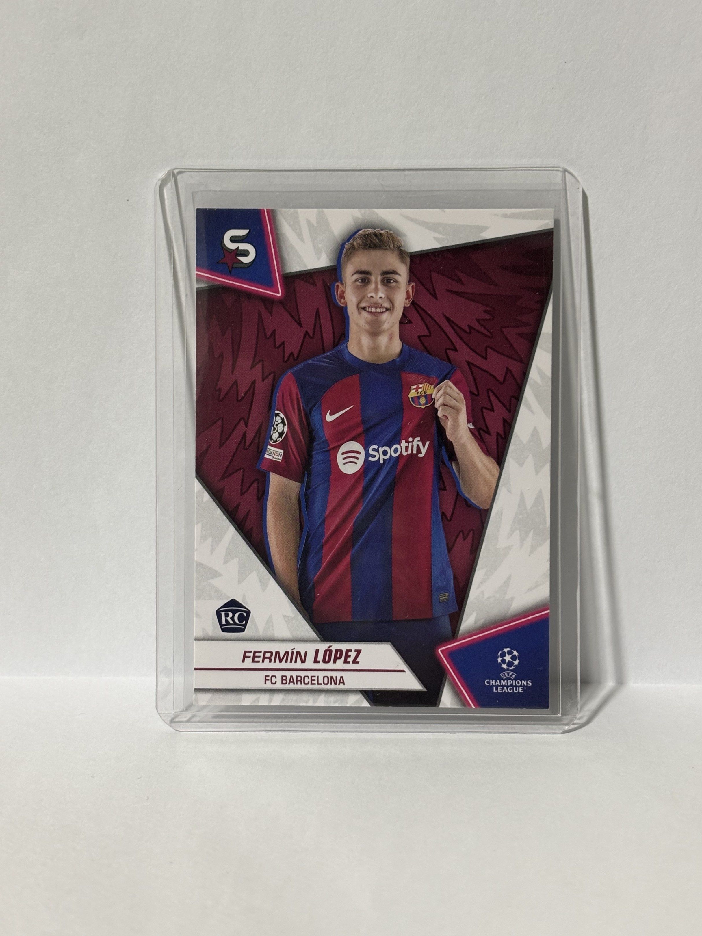 Topps Chrome Barcelona Fermin Lopez Pau Cubarsi Marc Giuiu Marc Casado ...