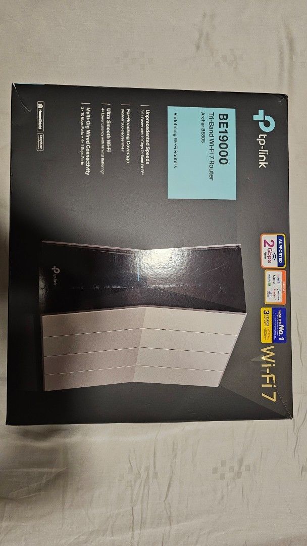 TP-Link BE19000 Tri-Band Wi-Fi 7 Router, Computers & Tech, Parts ...