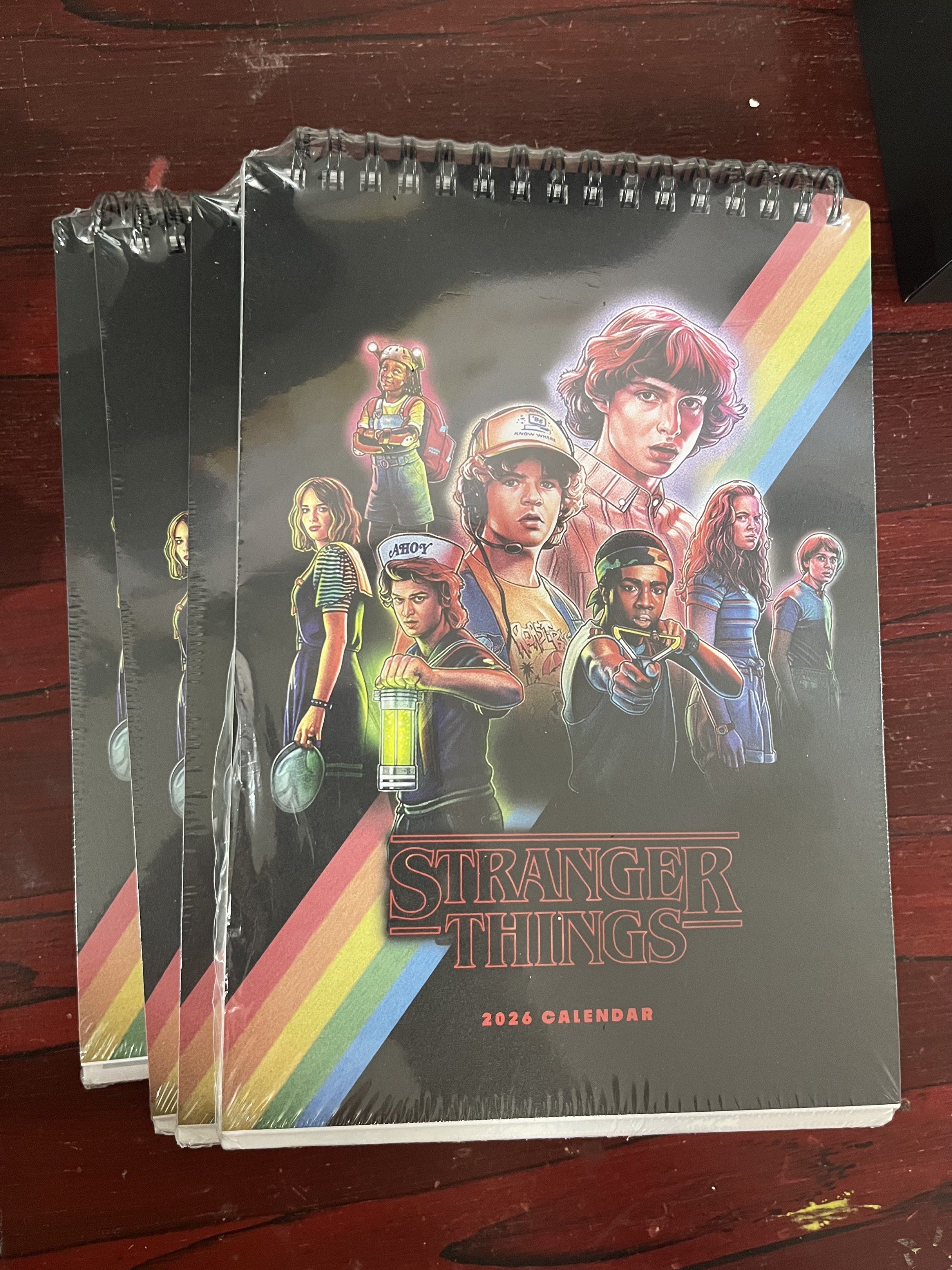 TYPO Stranger Things 2026 Desk Calendar, Hobbies & Toys, Memorabilia ...