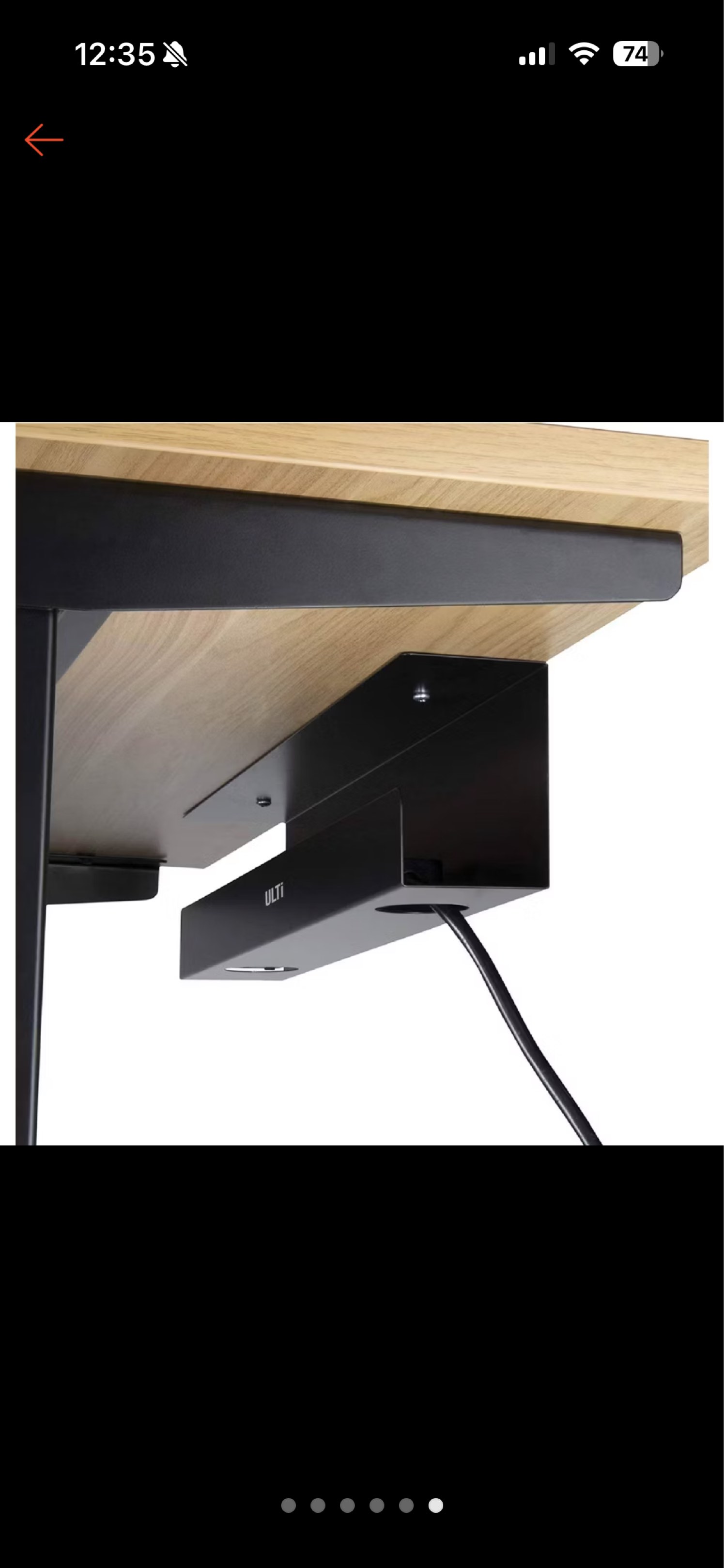 ULTI Under-Desk Cable Tray, Computers & Tech, Parts & Accessories ...