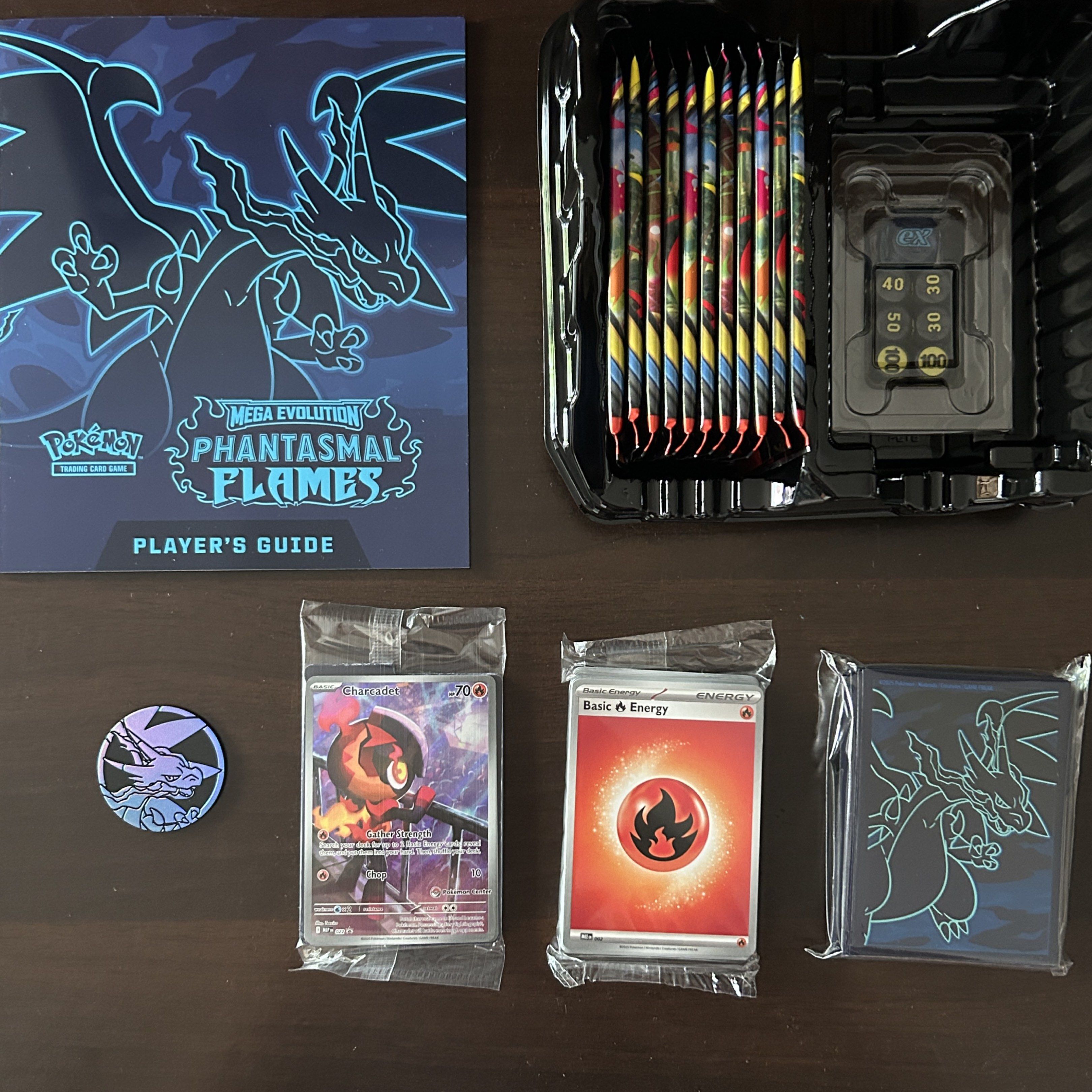 Unshrinked Pokemon Center Elite Trainer Box - Mega Evolution Phantasmal ...