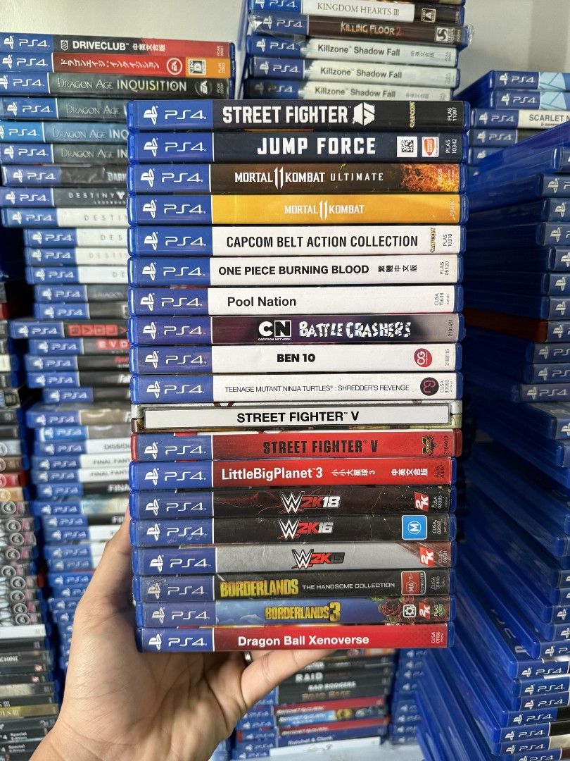 USED PS4 GAMES / MULTIPLAYER / INJUSTICE / MORTAL KOMBAT / JUMPFORCE ...